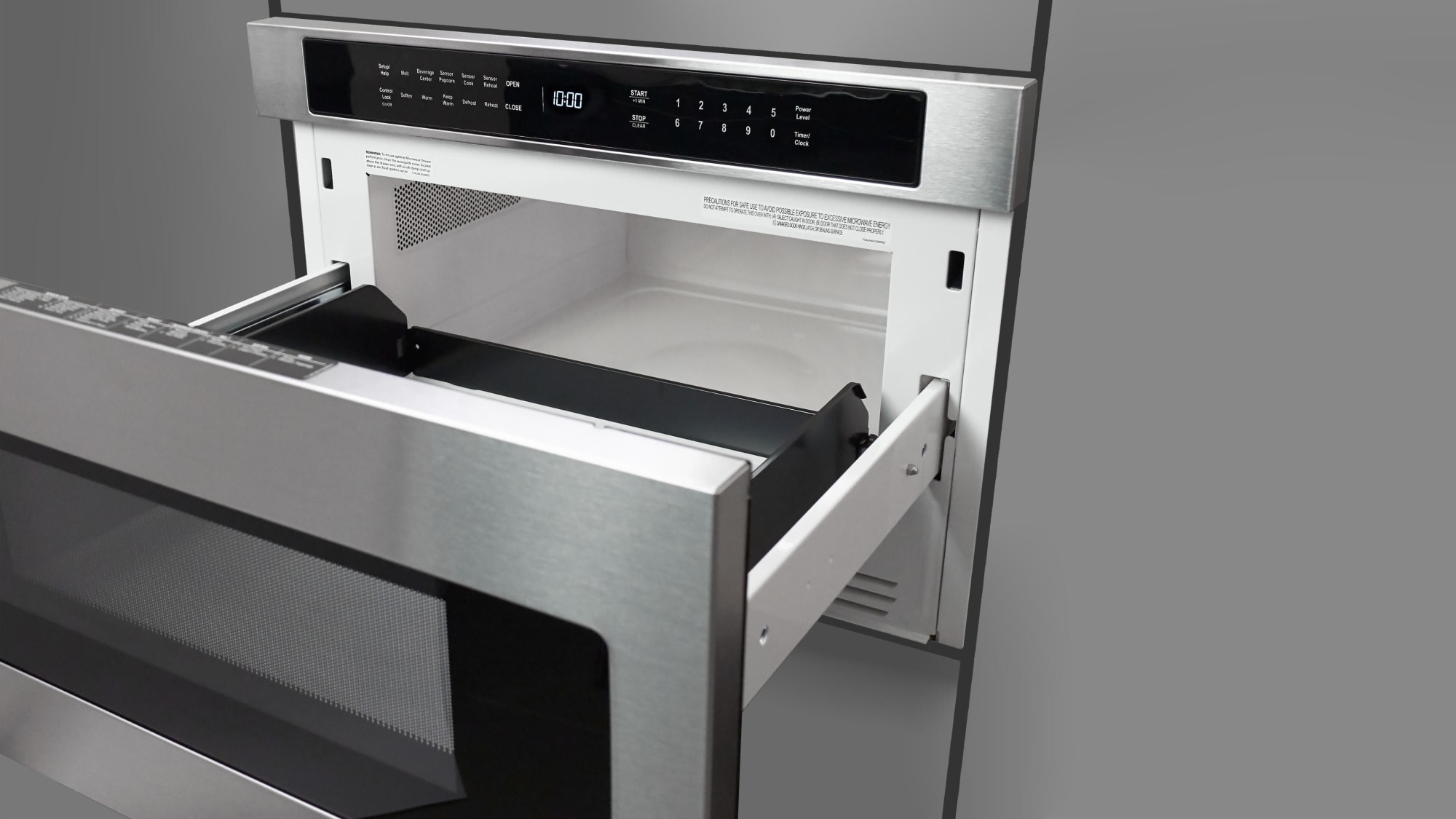 Fulgor Milano F7DMW24S2 24 Inch Built-In Drawer Microwave Oven with 1.2 ...