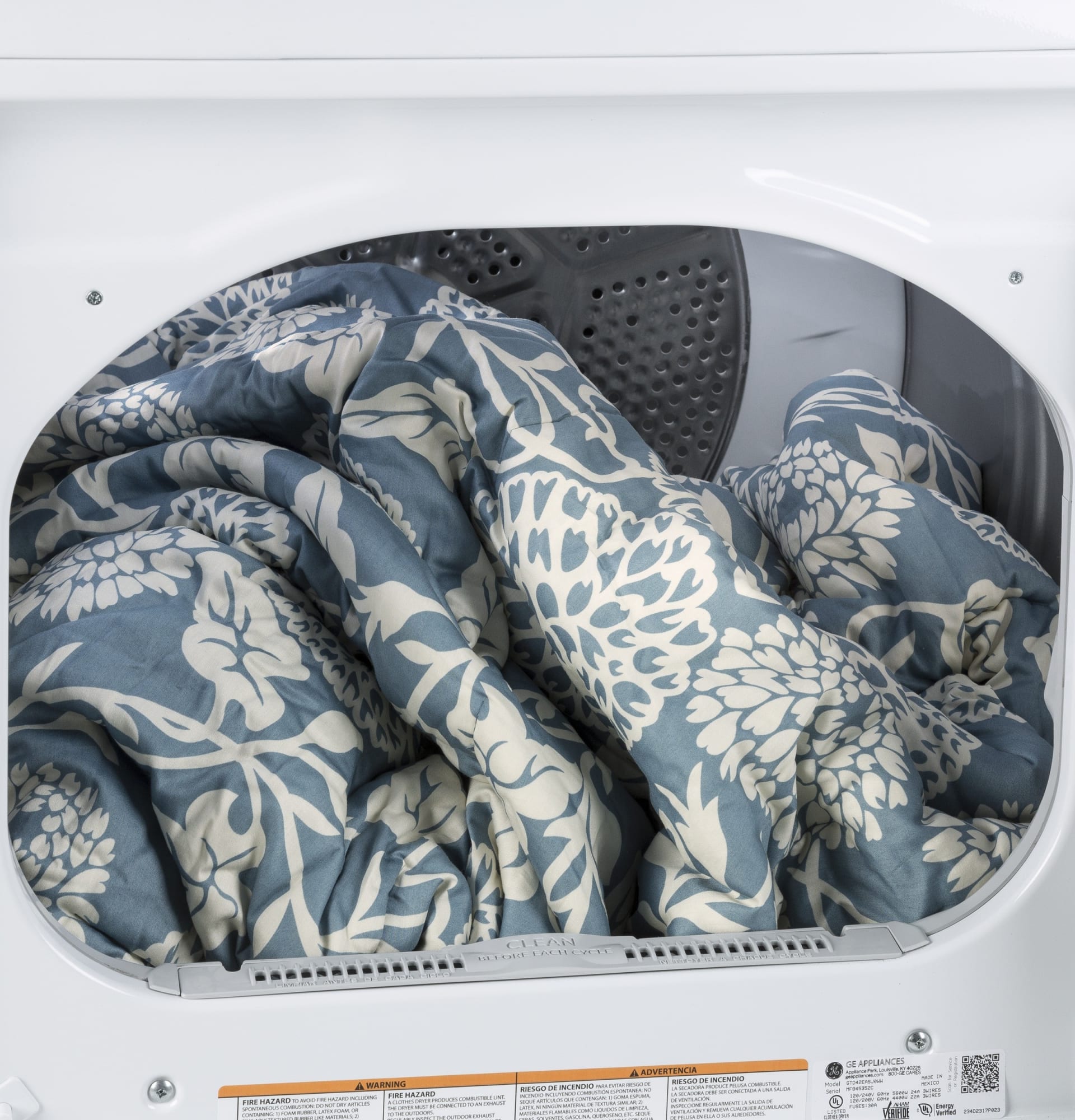 GE GEWADREW4651 Side-by-Side Washer & Dryer Set with Top Load Washer ...