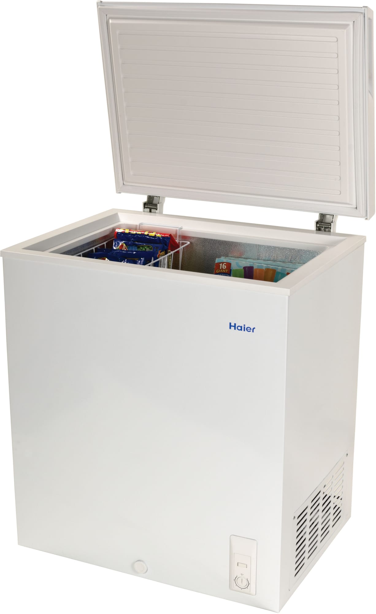 Haier HF50CM23NW 29 Inch Chest Freezer with 5.0 cu. ft. Capacity ...