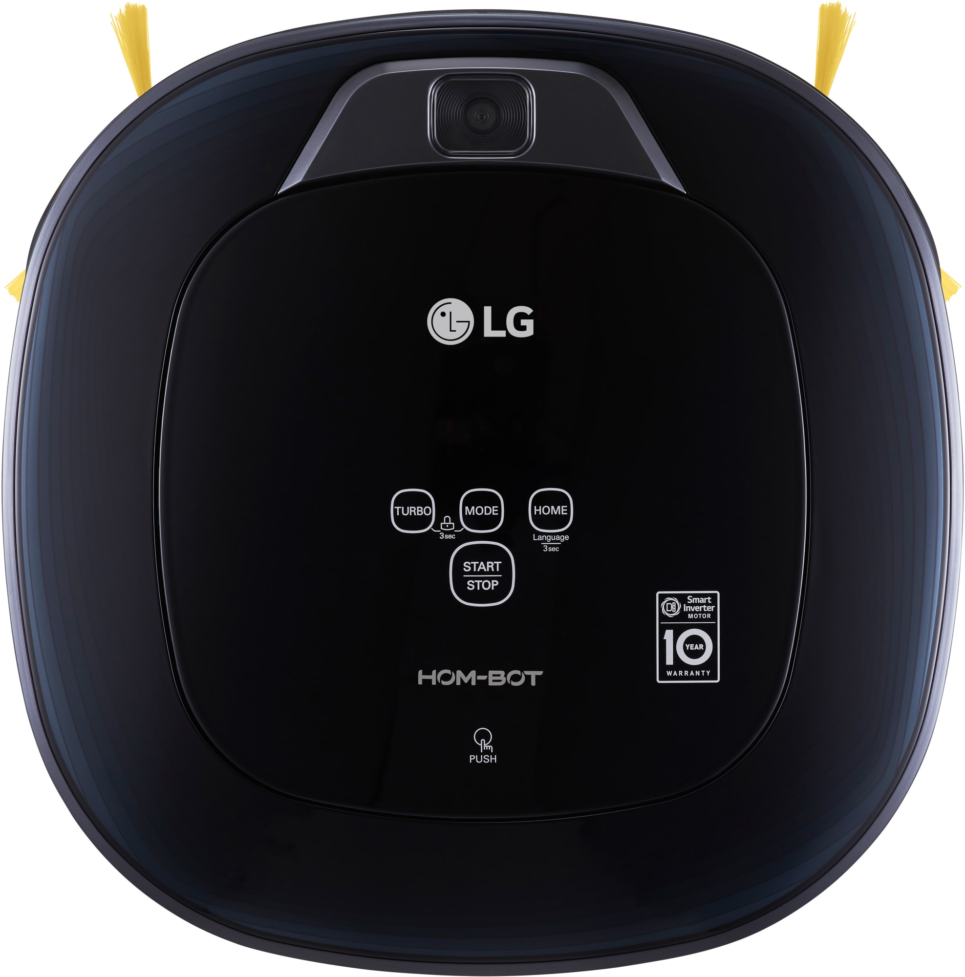 LG CR3465BB Hom-Bot Square Robotic Vacuum with Dual Eye 2.0™ Mapping ...