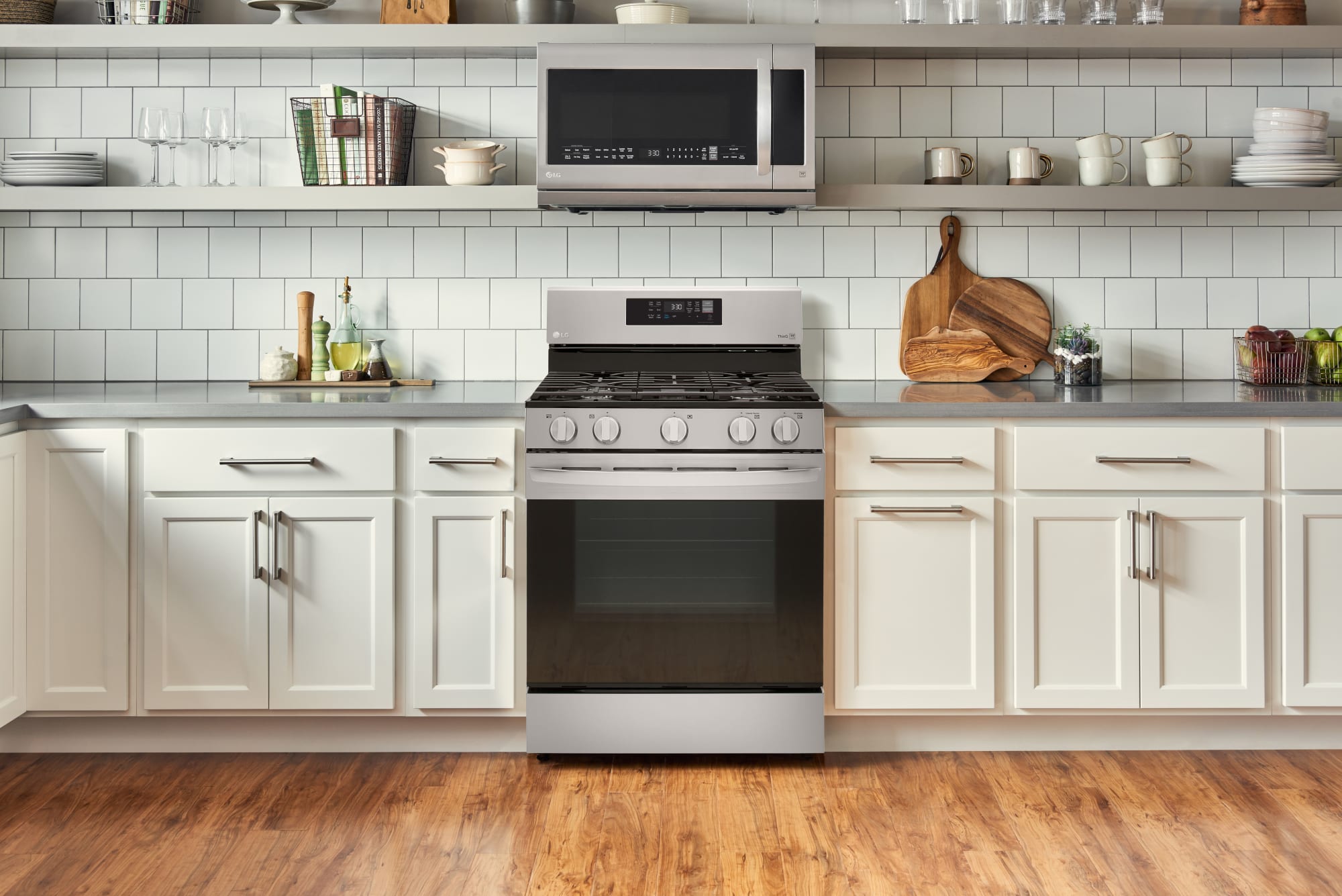 LG LRGL5823S 30 Inch Gas Smart Range with 5 Sealed Burners, 5.8 Cu. Ft ...