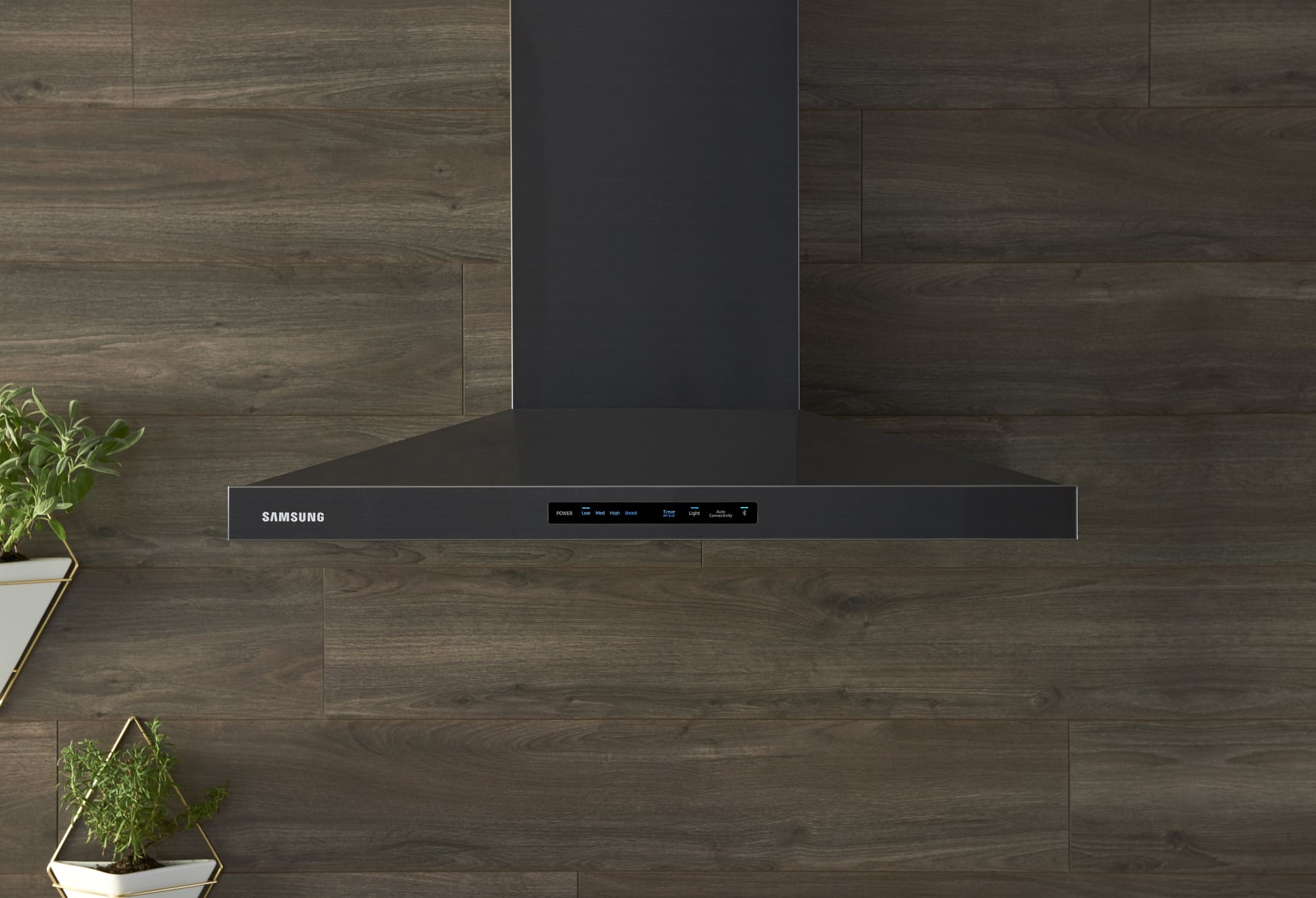 Samsung NK30K7000WG 30 Inch Smart Wall Mount Chimney Range Hood with Wi ...
