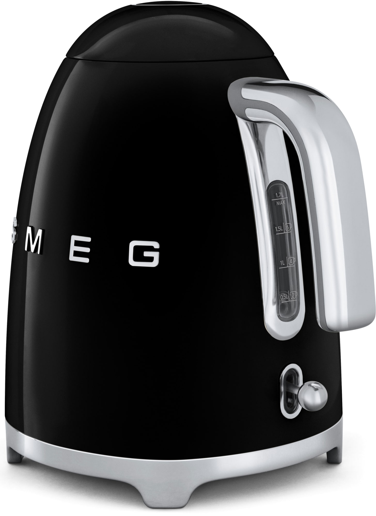 Smeg KLF01BLUS Electric Kettle with 56 oz. Capacity, Soft-Opening Lid ...
