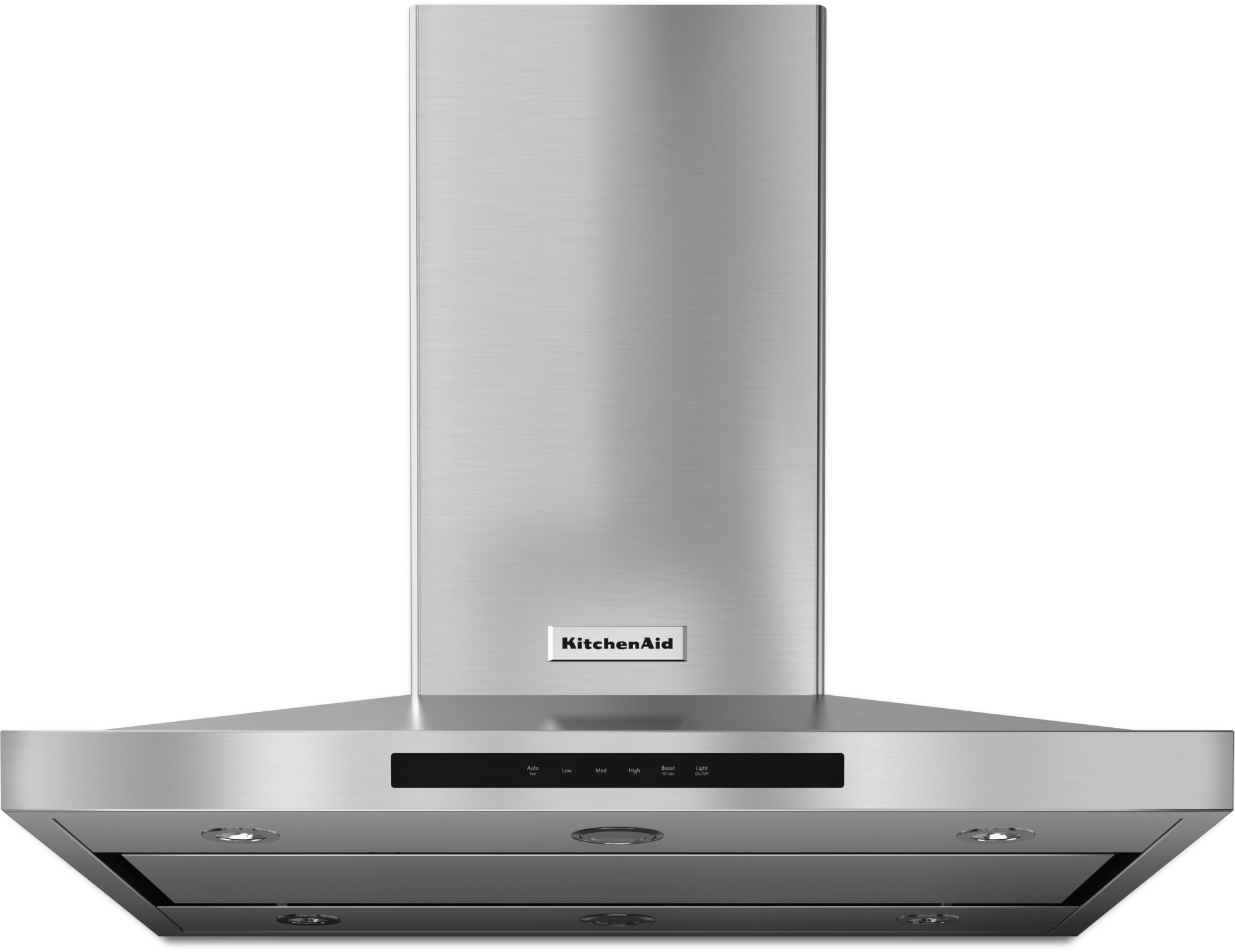 KitchenAid KVIB606DSS 36 Inch Island Chimney Range Hood with 585 CFM In ...
