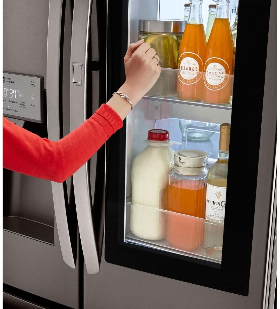 LG LFXS28596M 36 Inch Smart French Door Refrigerator with 27.5 Cu. Ft ...