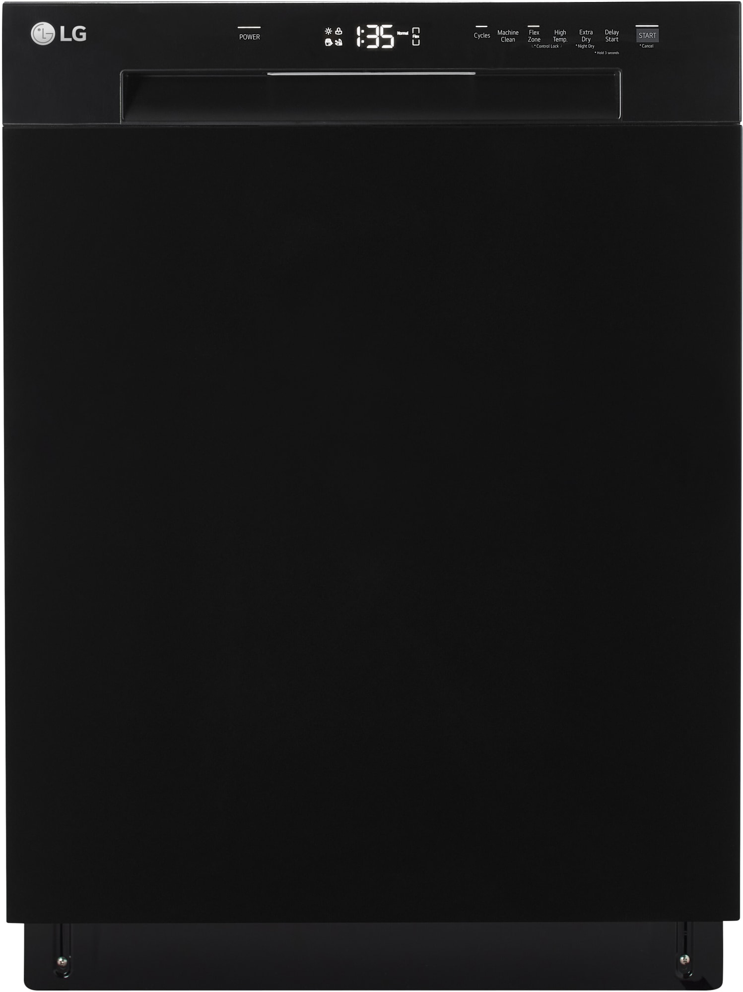 LG LDFC2423B 24 Inch Full Console Dishwasher with 15 Place Settings, 52 ...