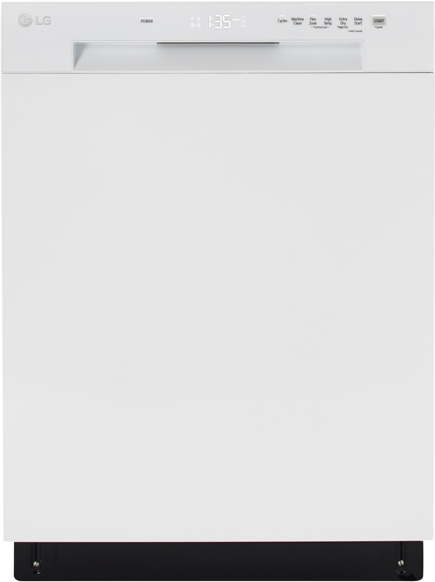 LG LDFC2423W 24 Inch Full Console Dishwasher with 15 Place Settings, 52 ...