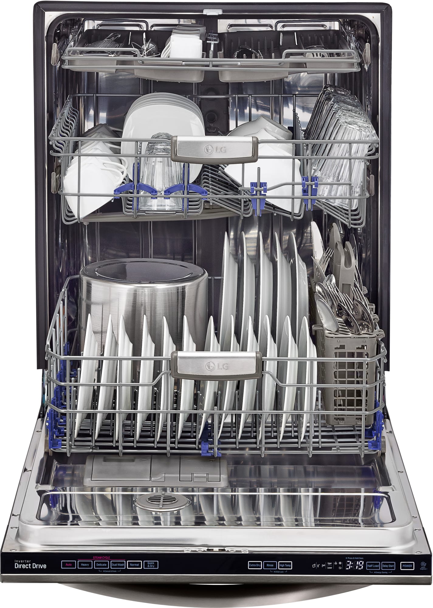 LG LDT9965BD Fully Integrated Dishwasher with SenseClean™ Wash System ...