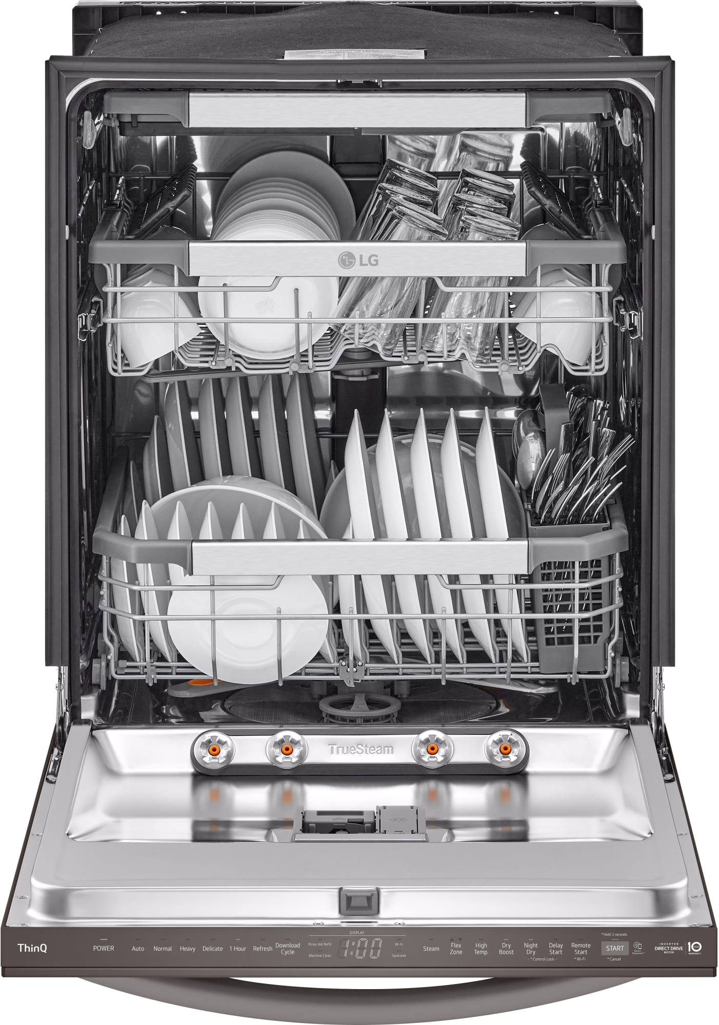 LG LDTH7972D 24 Inch Fully Integrated Smart Dishwasher with 15 Place ...