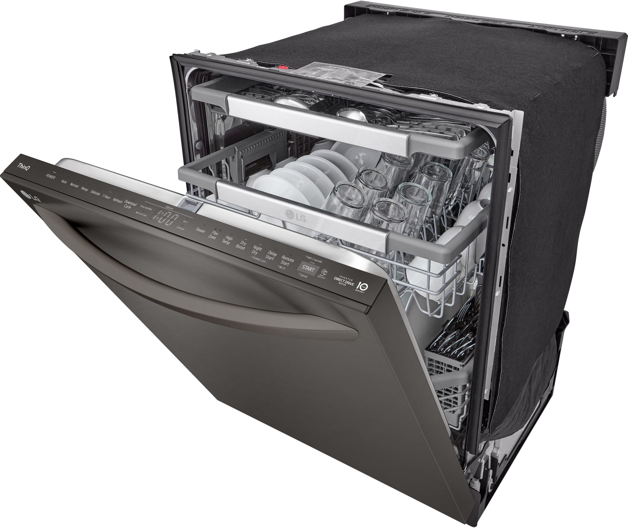 LG LDTH7972D 24 Inch Fully Integrated Smart Dishwasher with 15 Place ...