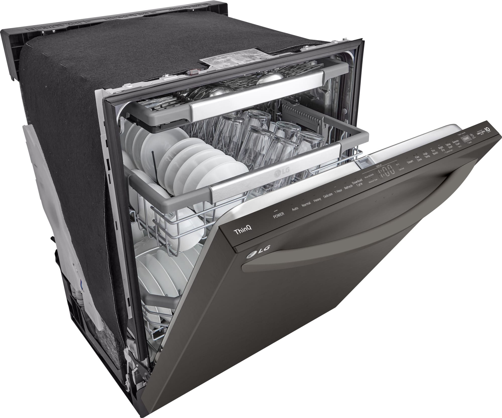 LG LDTH7972D 24 Inch Fully Integrated Smart Dishwasher with 15 Place ...