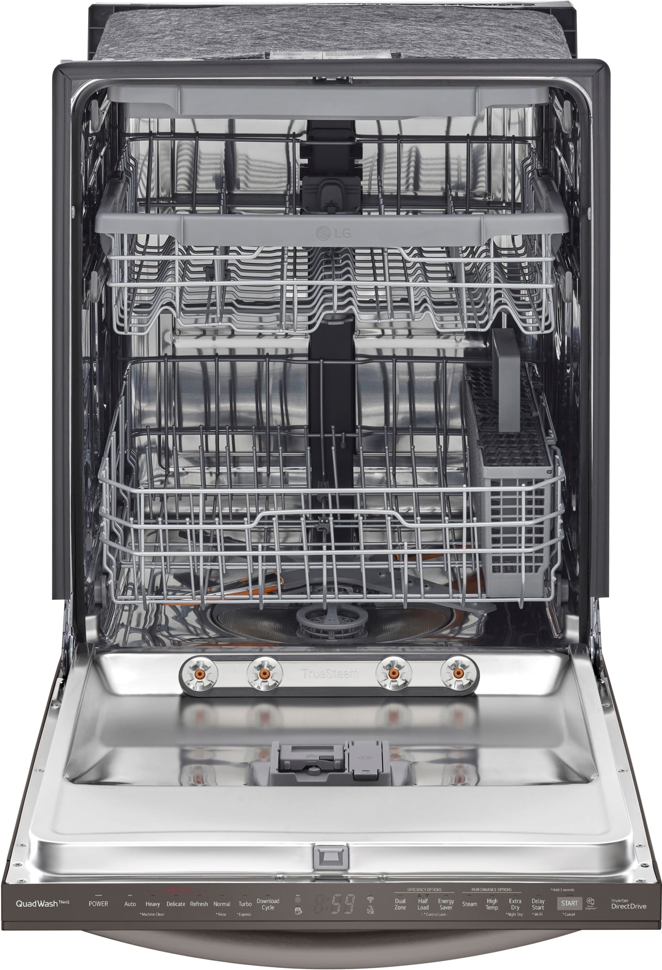 LG LDTS5552D 24 Inch Fully Integrated Smart Dishwasher with 15 Place ...