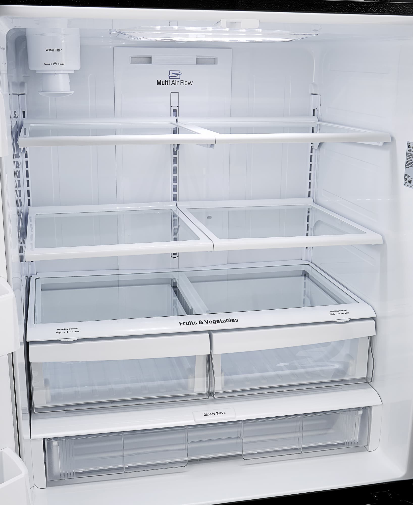 LG LFX25973ST 36 Inch French Door Refrigerator with Linear Compressor ...