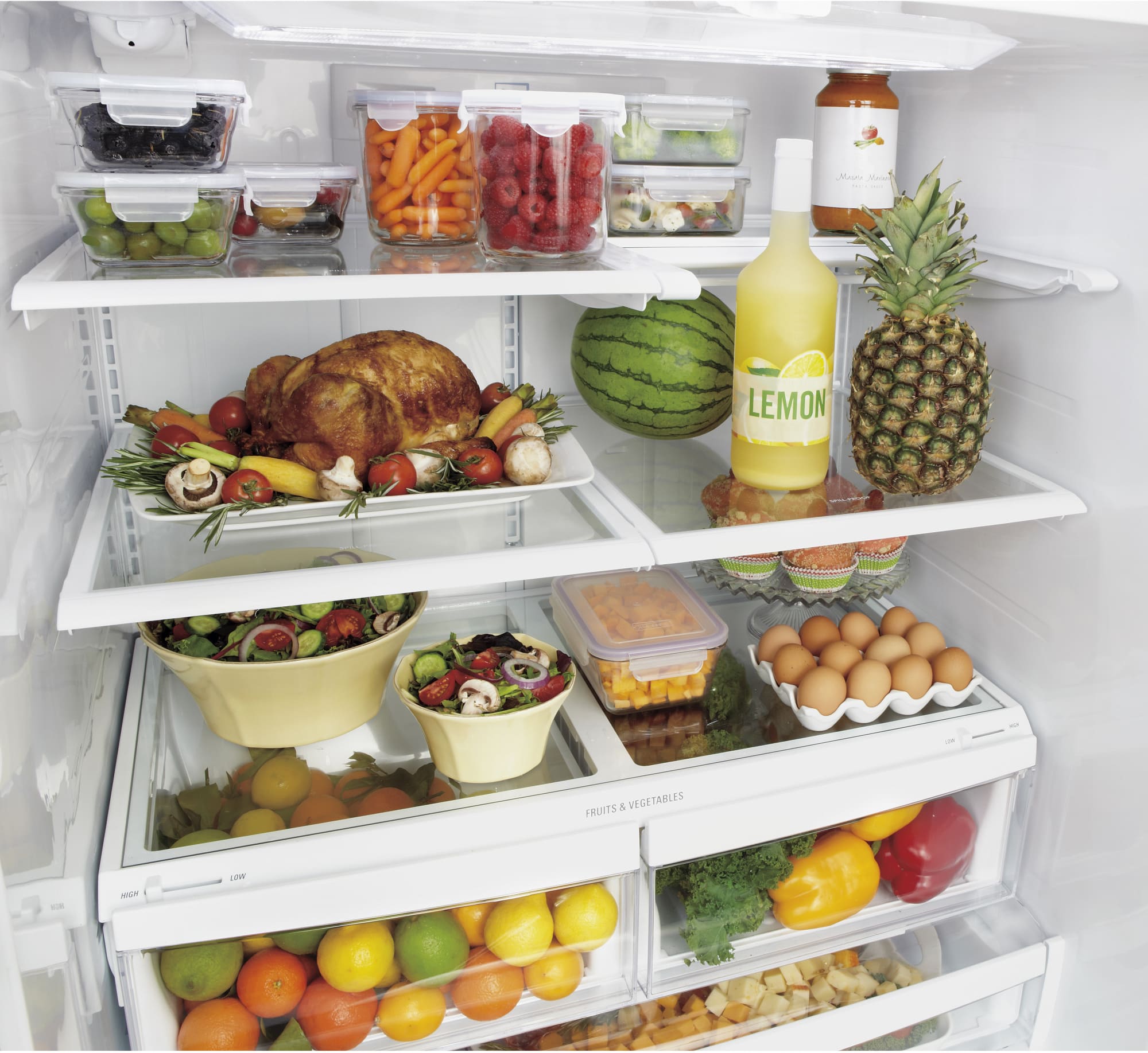 LG LFX28968ST 36 Inch French Door Refrigerator with Slim SpacePlus® Ice ...