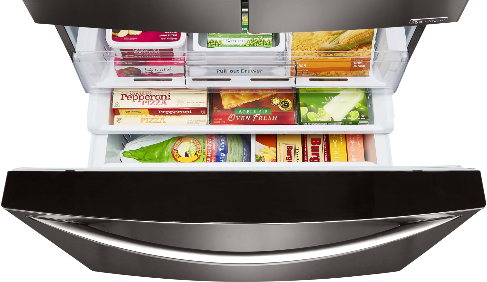 LG LFXC24726D 36 Inch Counter Depth French Door Refrigerator with Slim ...