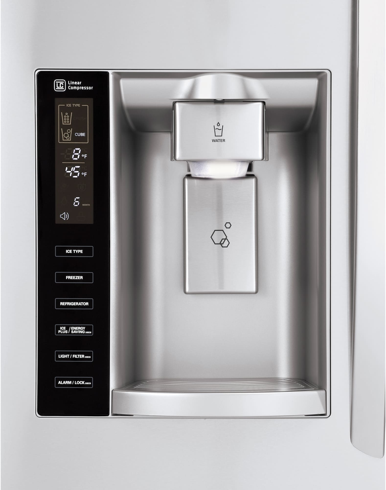 LG LFX21976ST 36 Inch Counter Depth French Door Refrigerator with ...