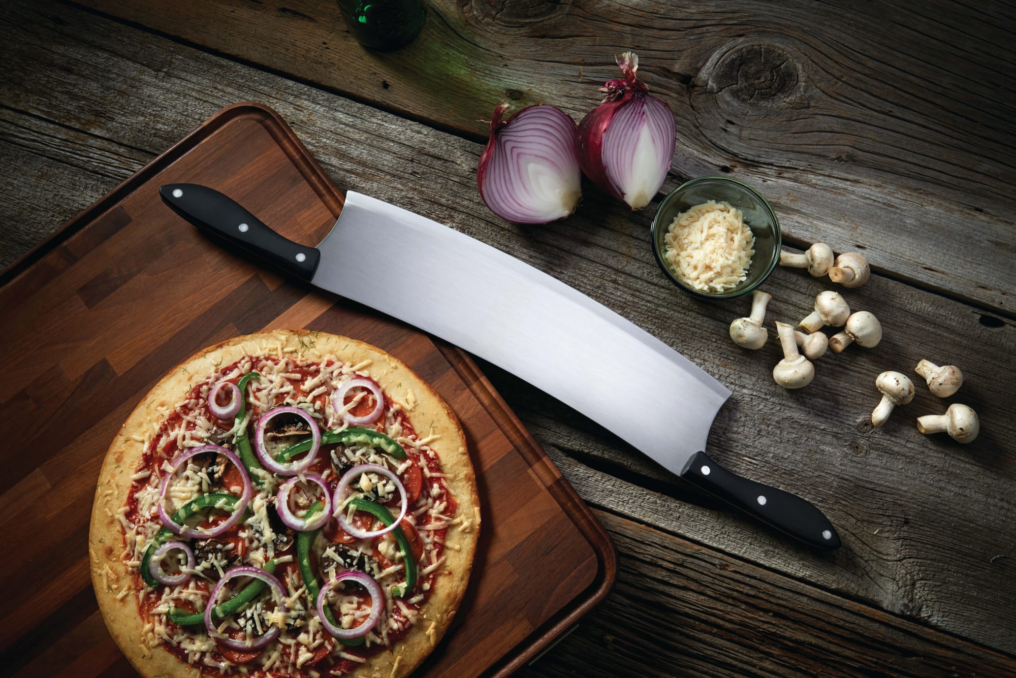 Napoleon 55209 Rocking Pizza Cutter and Chopper