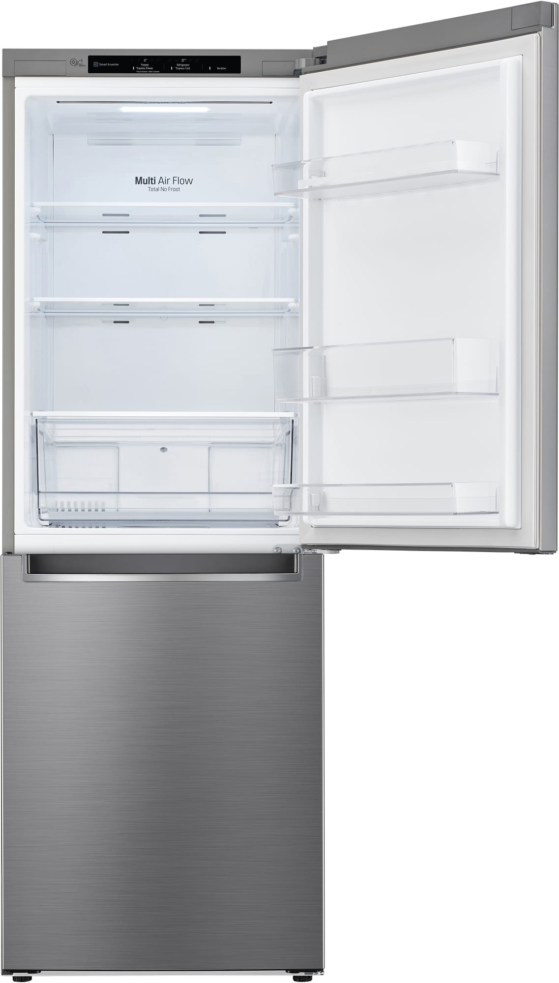 LG LRBNC1104S 24 Inch Bottom Freezer Refrigerator with 10.8 Cu. Ft ...