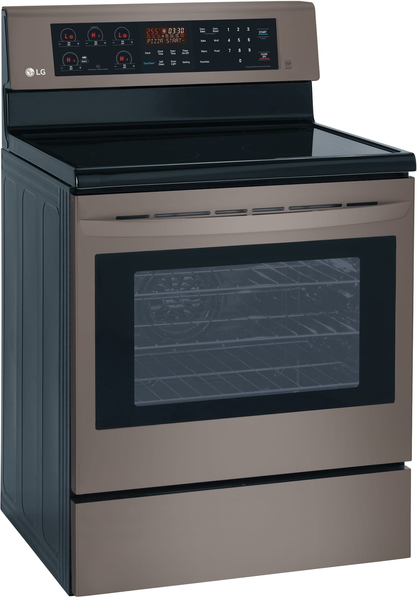 LG LRE3083BD 30 Inch Electric Range with True Convection, IntuiTouch ...