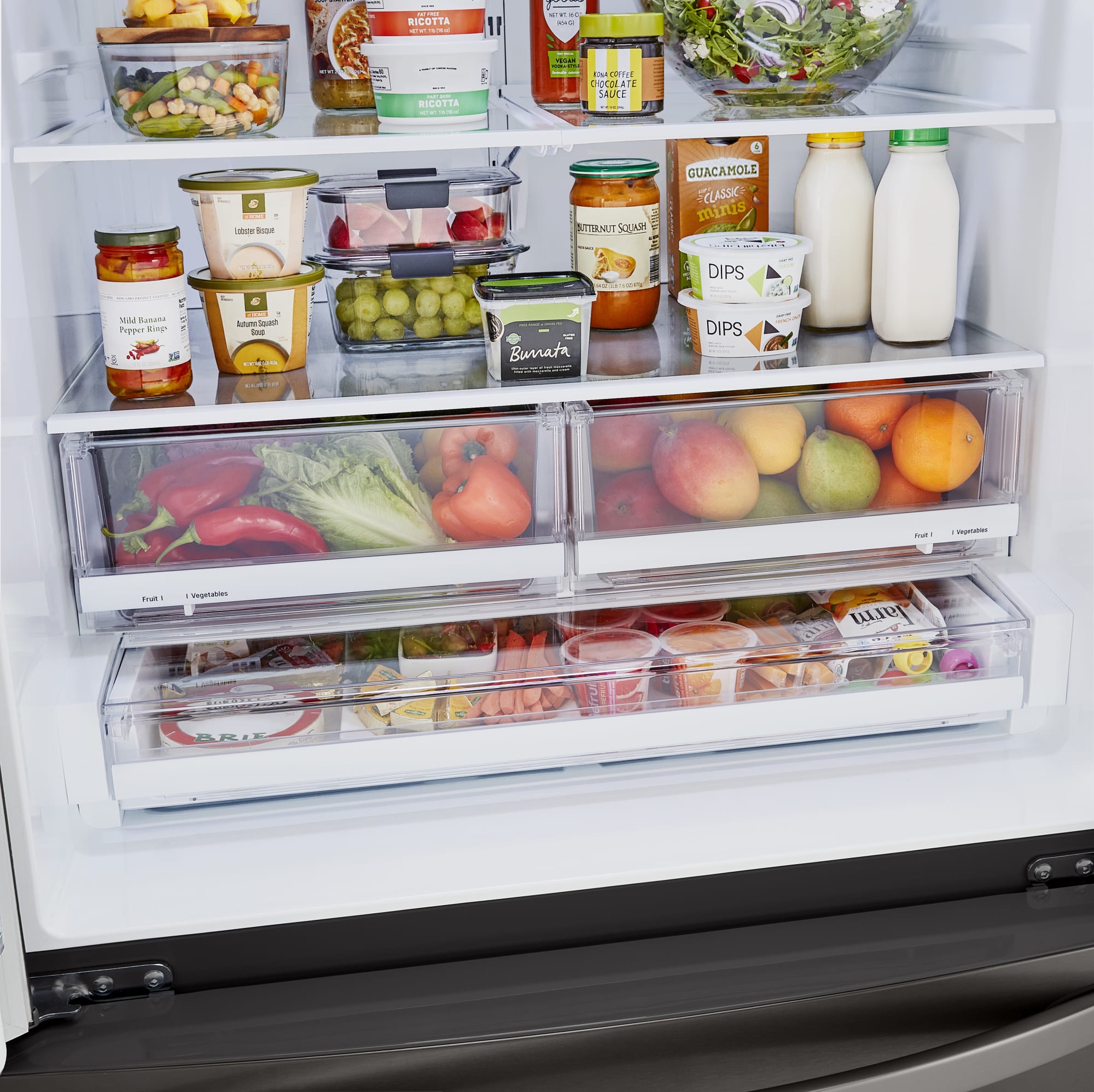 LG LRFWS2906D 36 Inch 3-Door French Door Refrigerator with 29 Cu. Ft ...