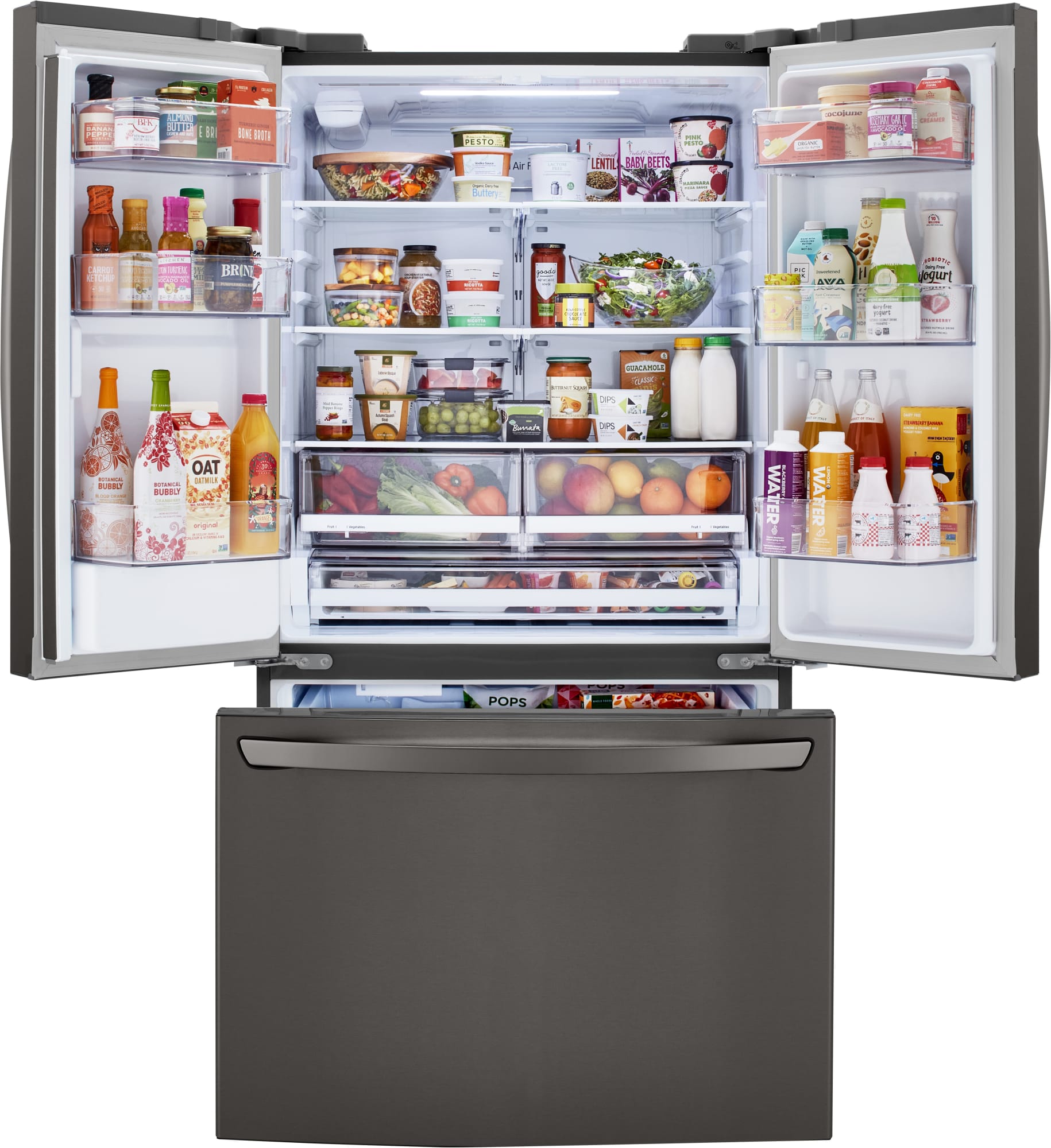 LG LRFWS2906D 36 Inch 3-Door French Door Refrigerator with 29 Cu. Ft ...