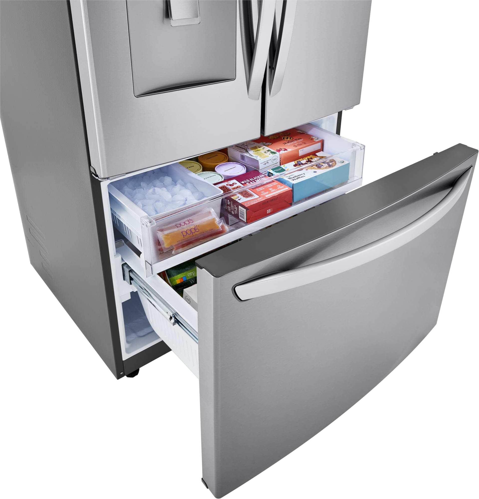 LG LRFWS2906S 36 Inch 3-Door French Door Refrigerator with 29 Cu. Ft ...