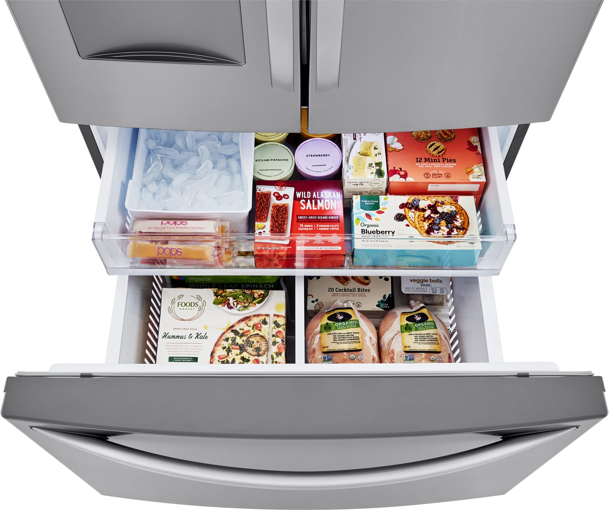 LG LRFWS2906S 36 Inch 3-Door French Door Refrigerator with 29 Cu. Ft ...