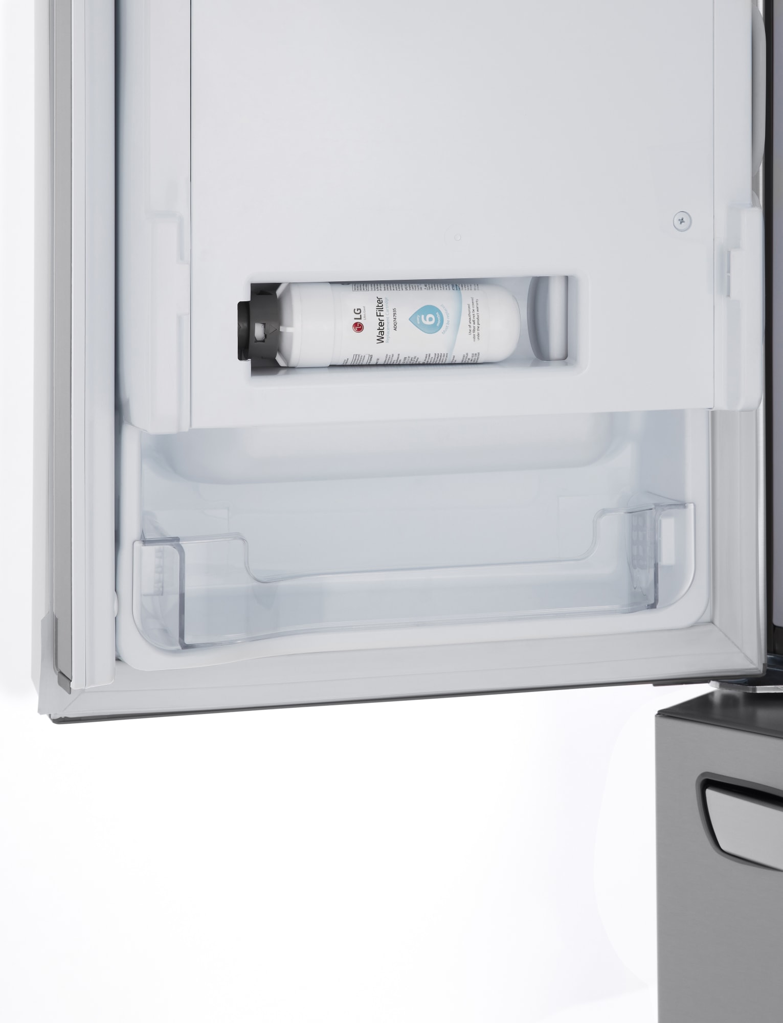 LG LRFXS3106S 36 Inch Smart Depth MAX French Door Refrigerator with 30. ...