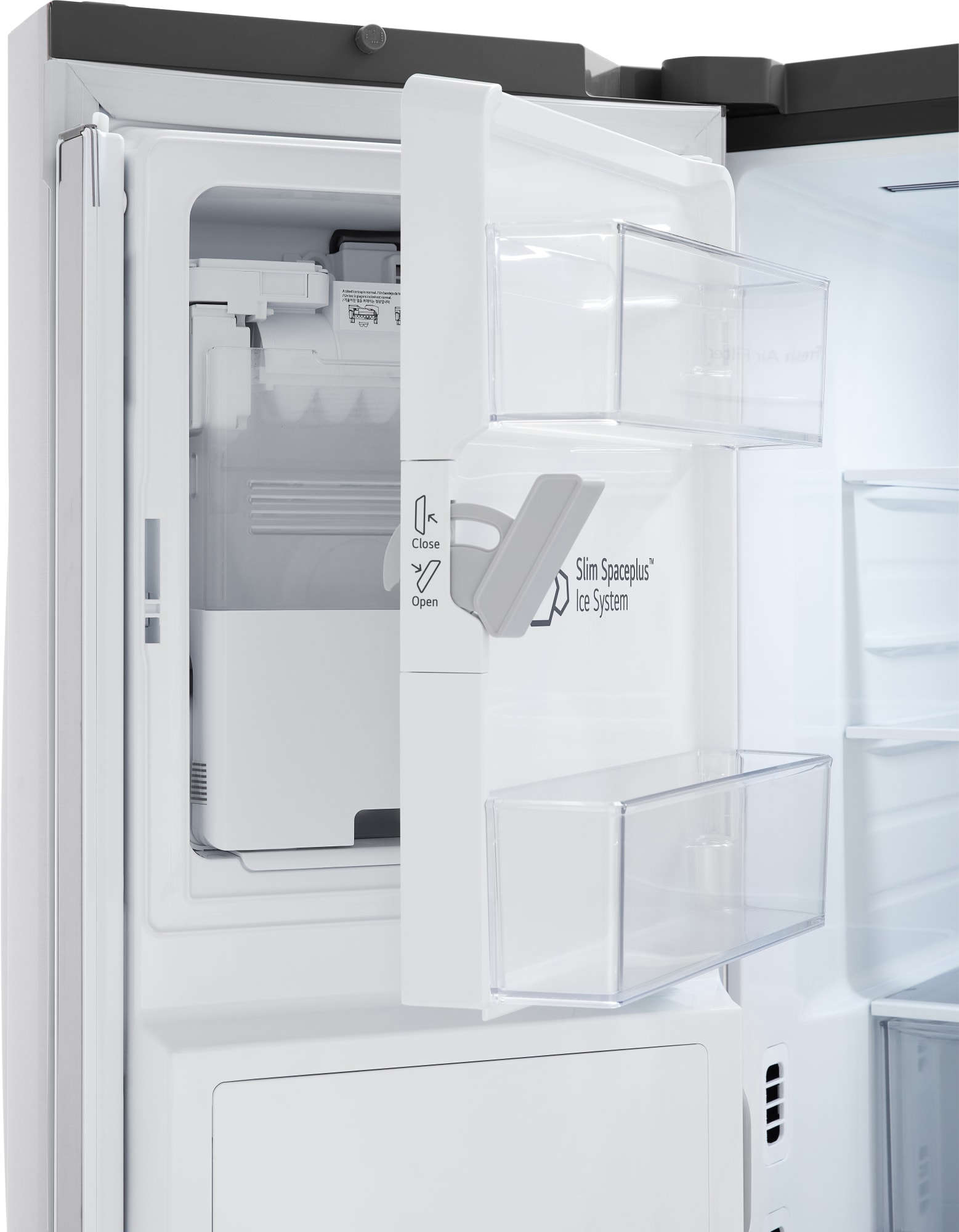 LG LRFXS3106S 36 Inch Smart Depth MAX French Door Refrigerator with 30. ...