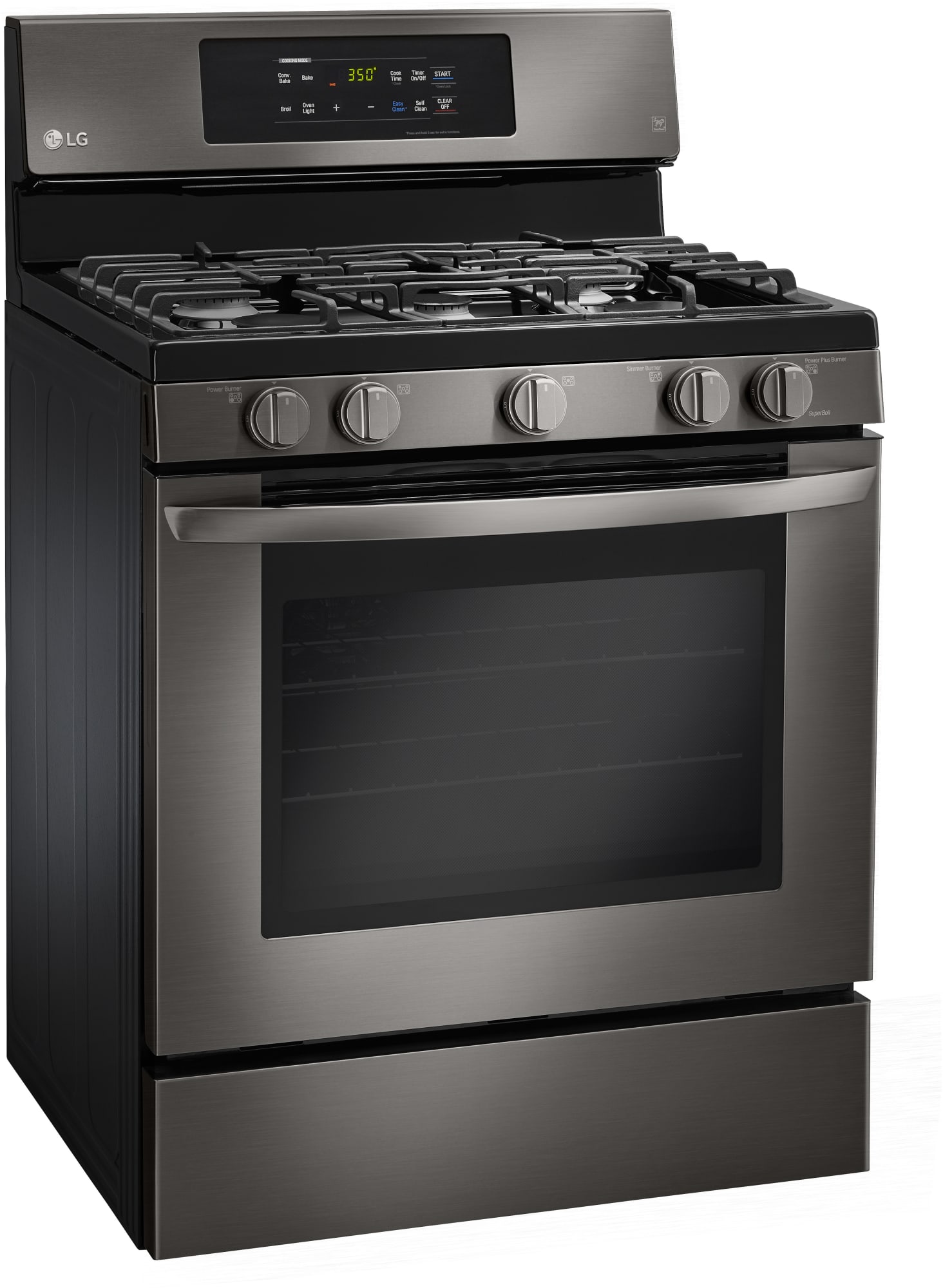 LG LRG3081BD 30 Inch Gas Range with EvenJet™ Fan Convection, 20 Minute ...