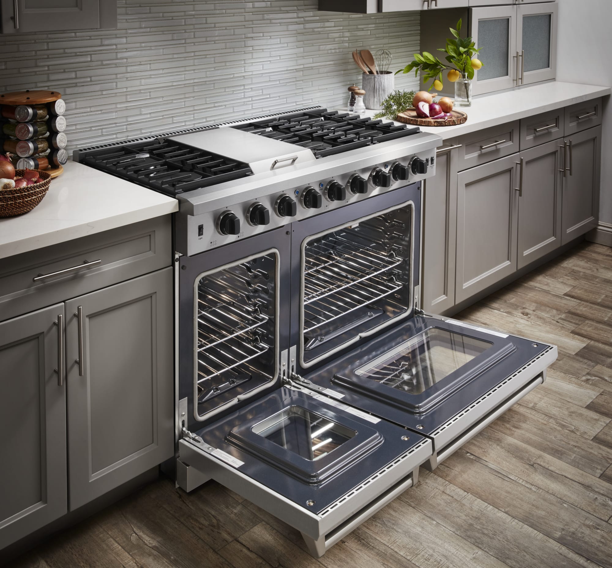 Thor Kitchen LRG4807ULP 48 Inch Freestanding Professional Gas Range ...