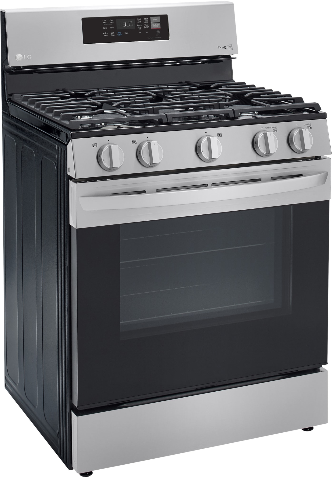 LG LRGL5823S 30 Inch Gas Smart Range with 5 Sealed Burners, 5.8 Cu. Ft ...