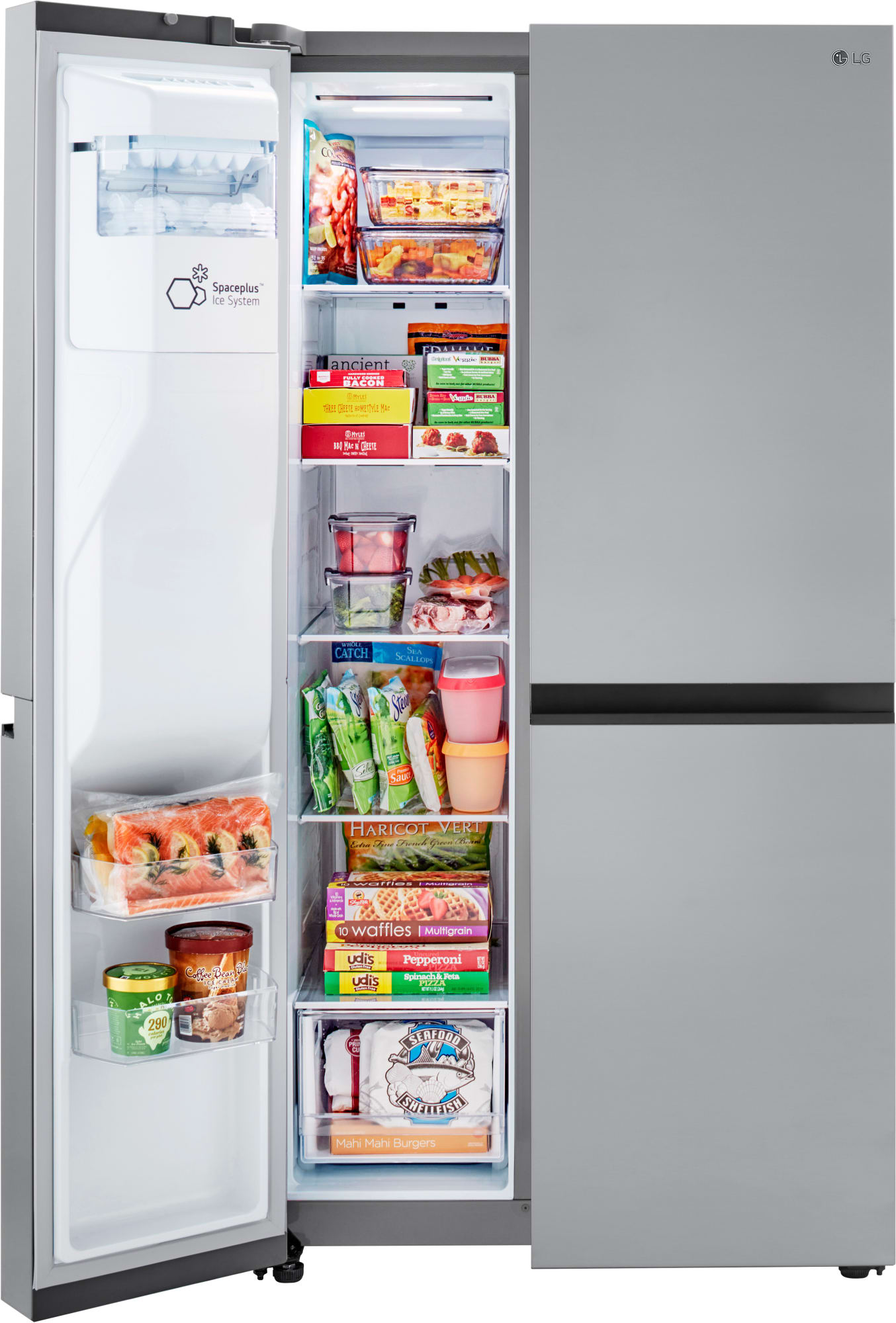 LG LRSXC2306S 36 Inch Counter-Depth Side-by-Side Refrigerator with 23 ...