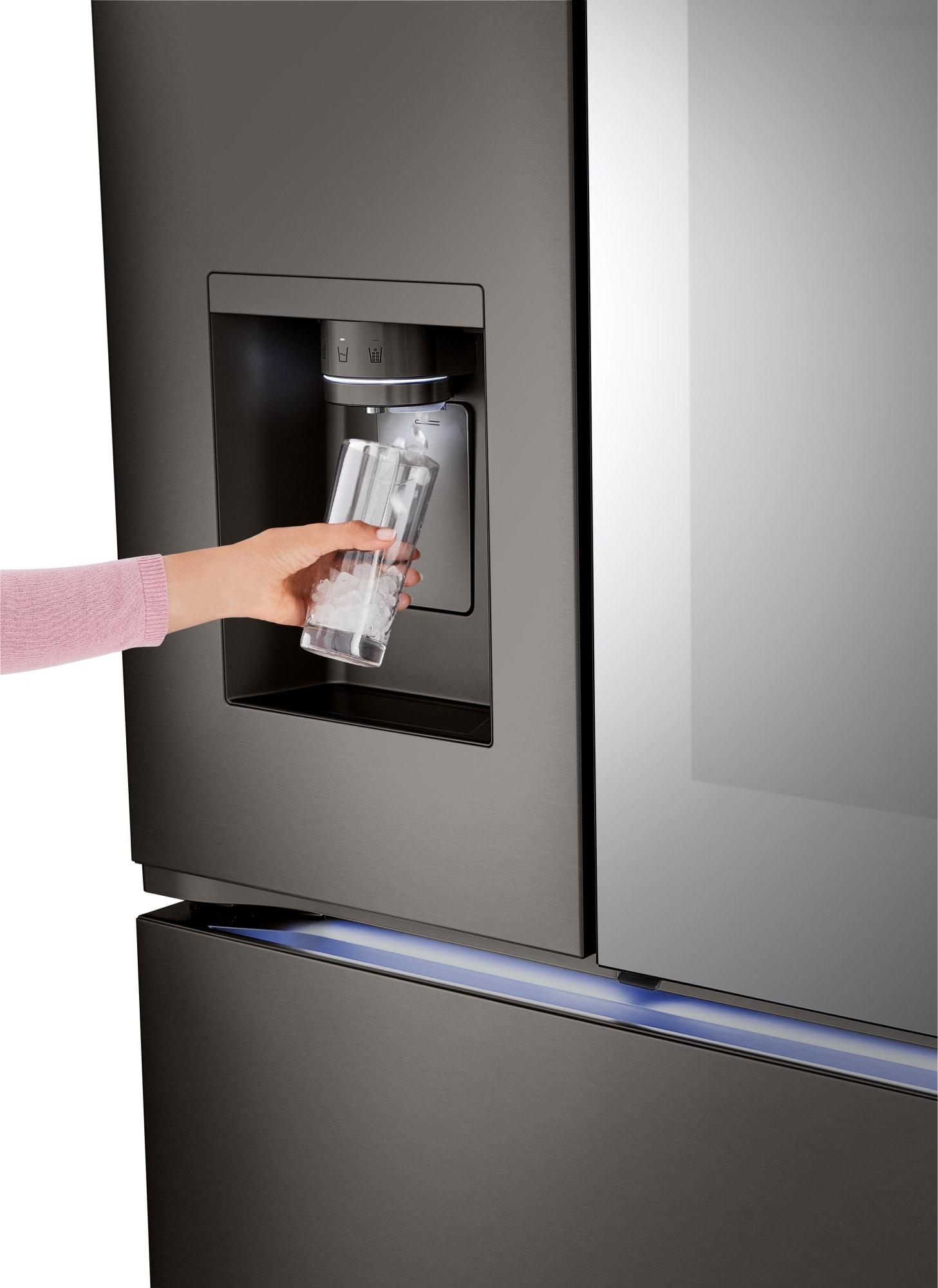 LG LRYKC2606D 36 Inch Counter-Depth MAX™ Smart French Door Refrigerator ...