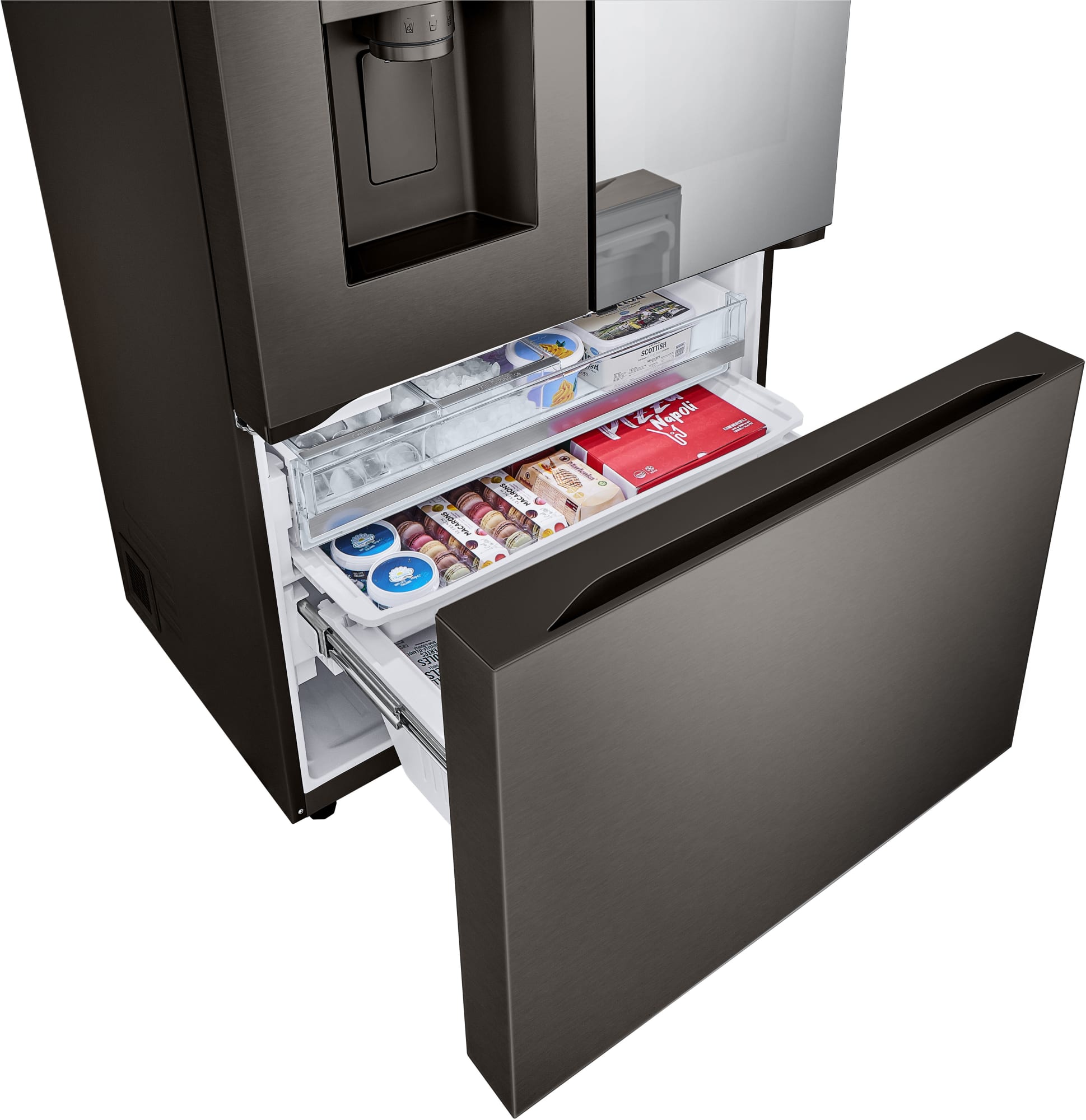 LG LRYKC2606D 36 Inch Counter-Depth MAX™ Smart French Door Refrigerator ...