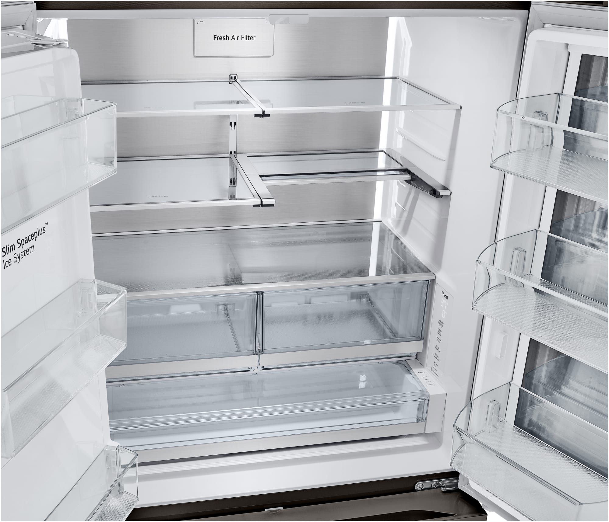 LG LRYKC2606D 36 Inch Counter-Depth MAX™ Smart French Door Refrigerator ...