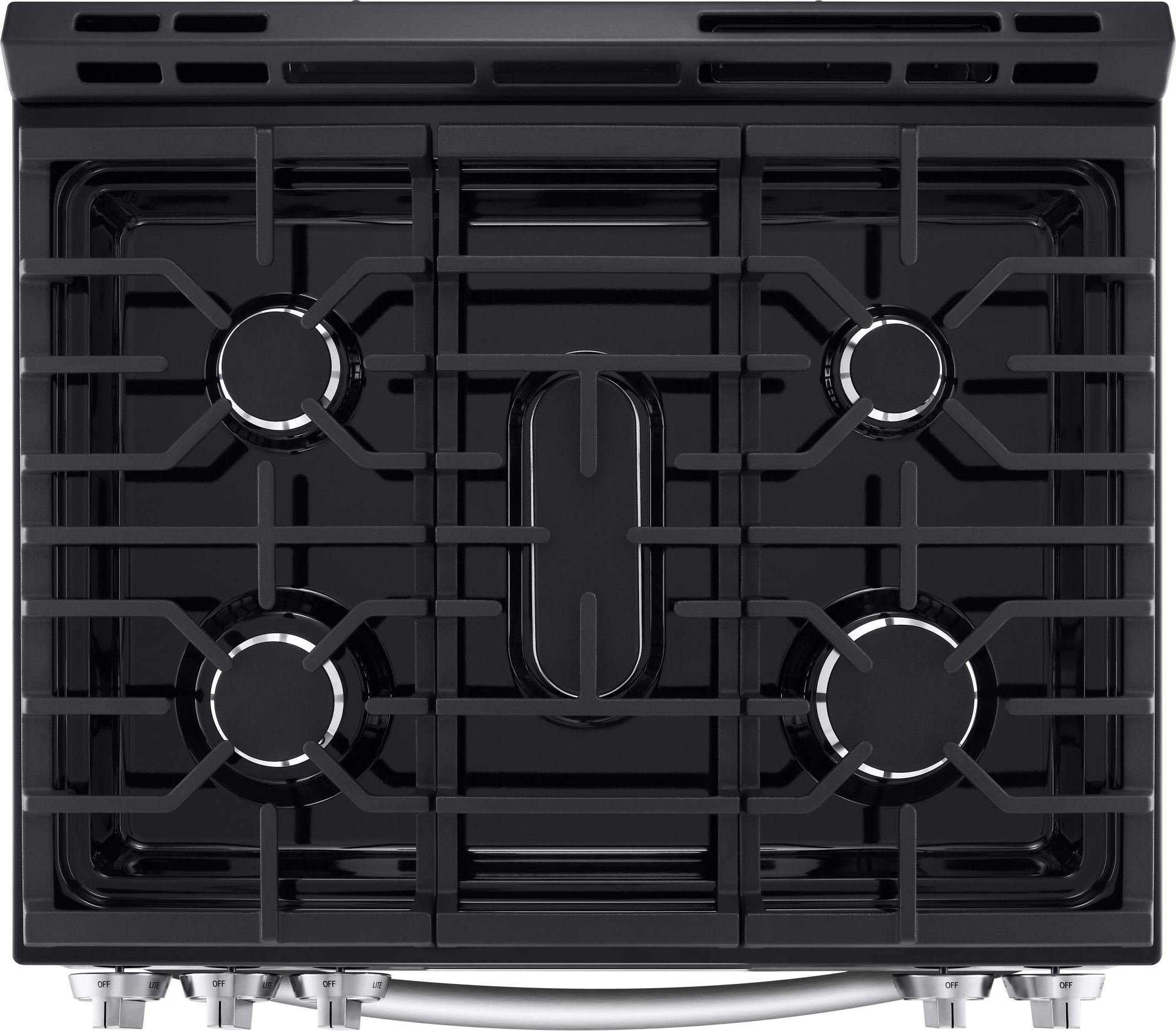 LG LSGL5831F 30 Inch Slide-In Gas Smart Range with 5 Sealed Burners, 5. ...