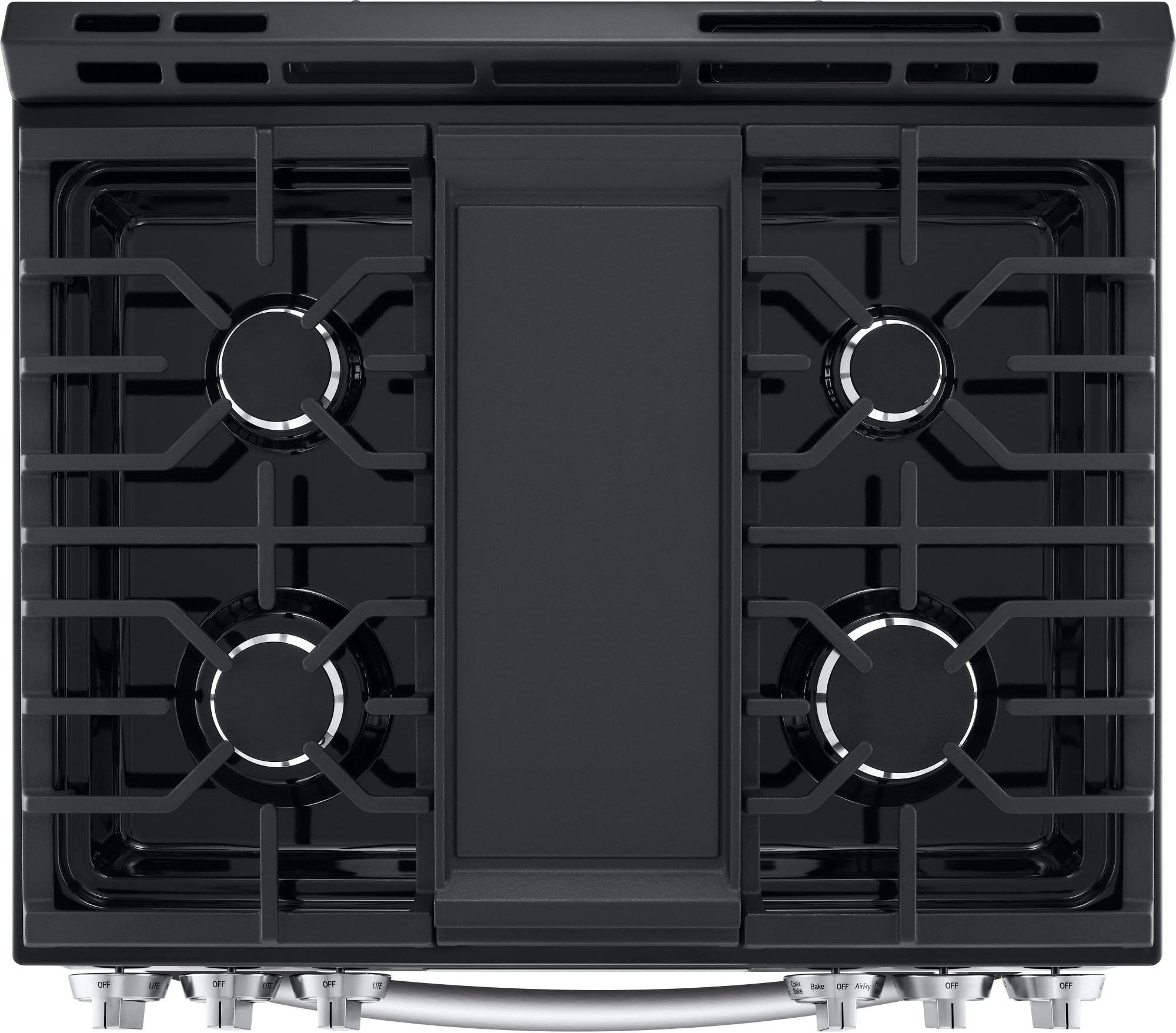 LG LSGL5833F 30 Inch Slide-In Smart Gas Range with 5 Sealed Burners, 5. ...