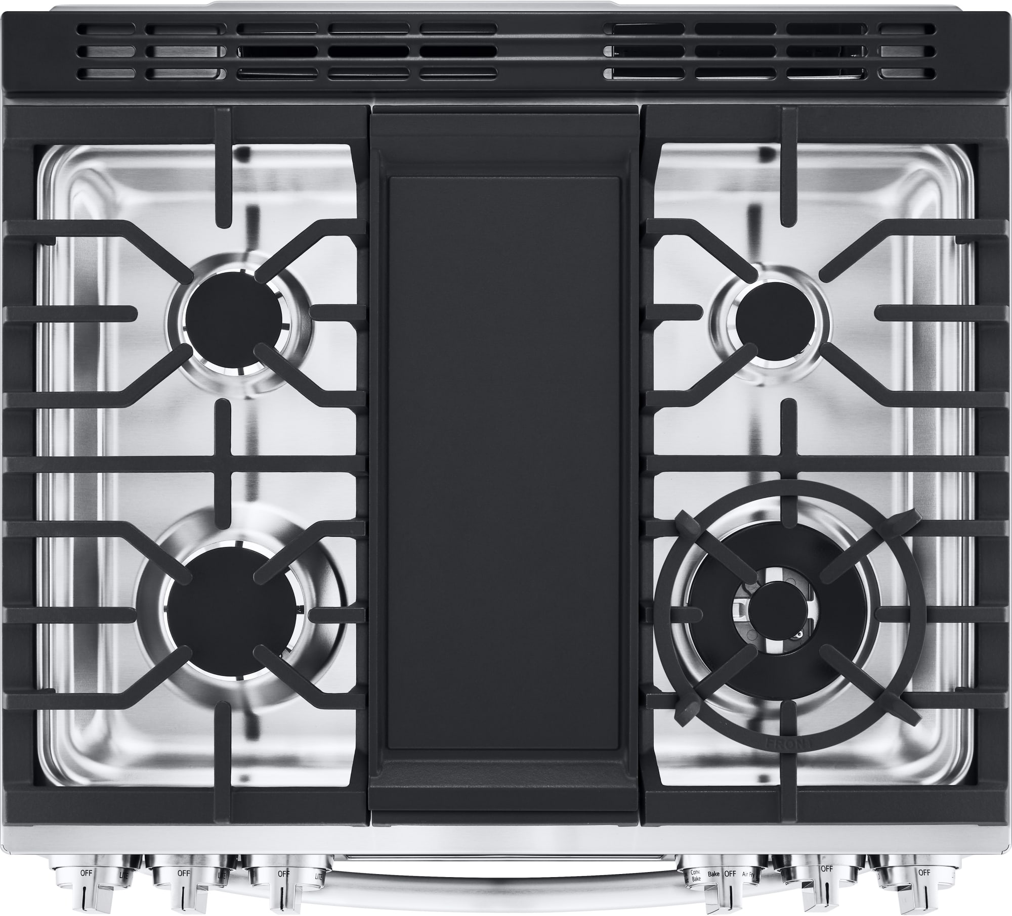 LG LSGL6337F 30 Inch Smart Instaview™ Gas Slide-In Range with 5 Sealed ...