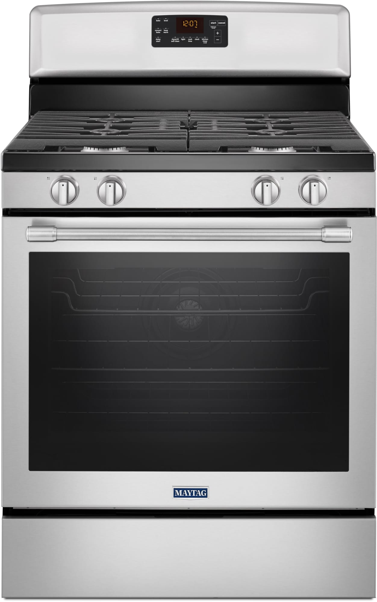 Maytag MGR8650FZ 30 Inch Gas Range with AquaLift Self Clean, Precision ...