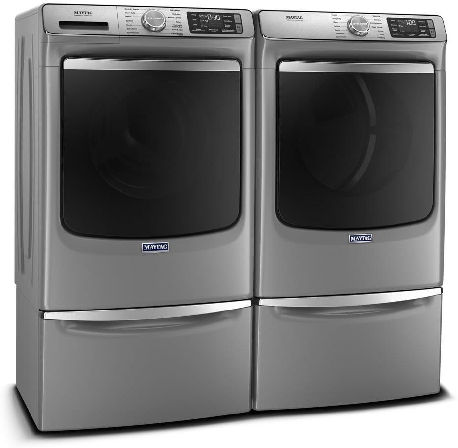 Maytag MED8630HC 27 Inch Electric Smart Dryer with 7.3 Cu. Ft. Capacity ...