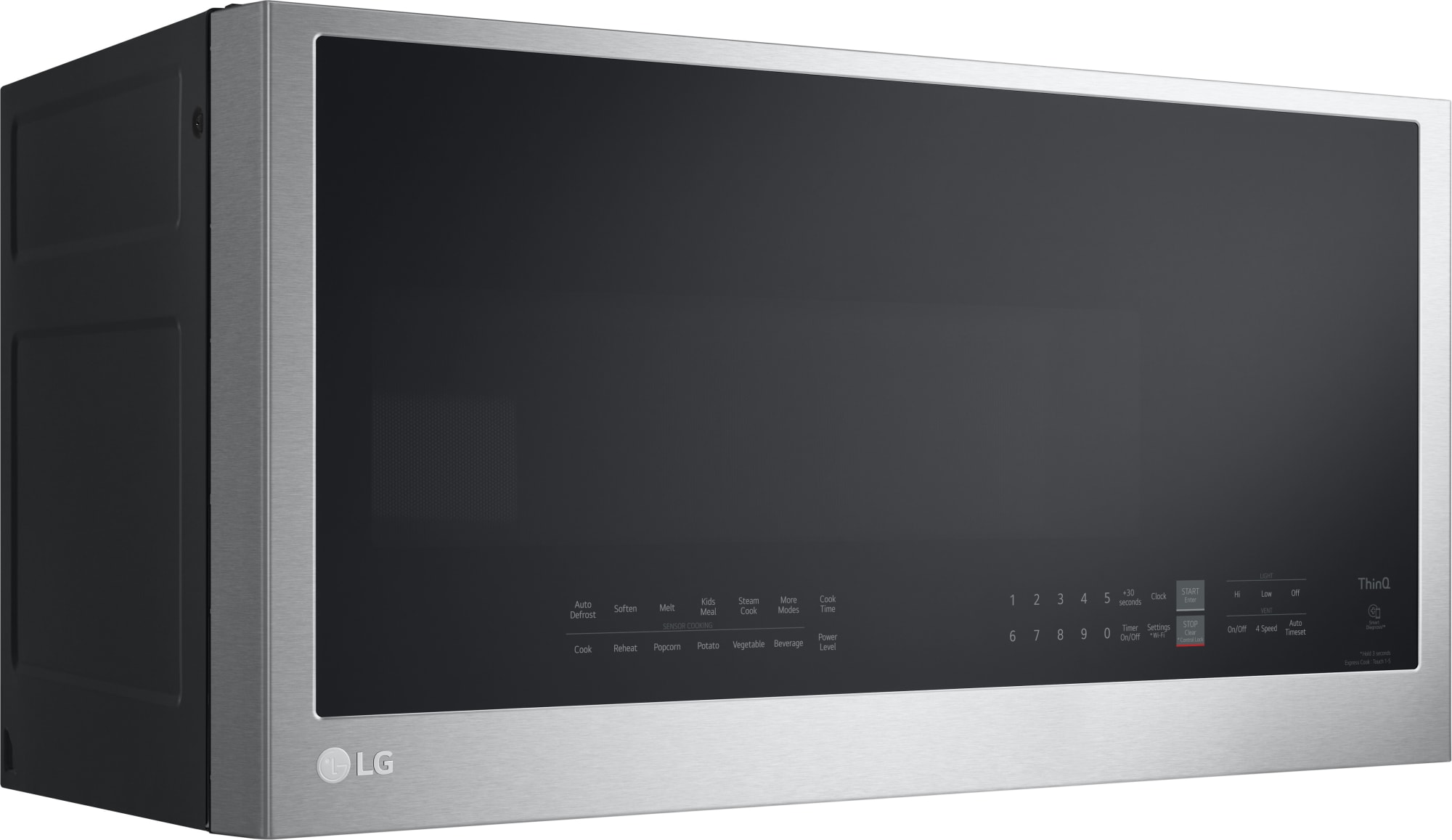 LG MVEL2033F 30 Inch Over-the-Range Smart Microwave Oven with 2.0 cu ...