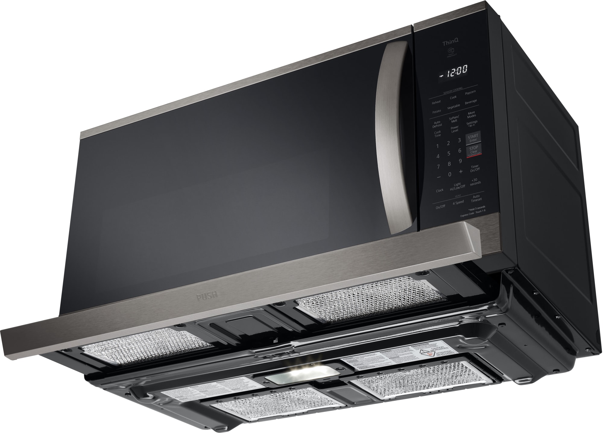 LG MVEL2125D 30 Inch Over-the-Range Smart Microwave Oven with 2.1 cu ...