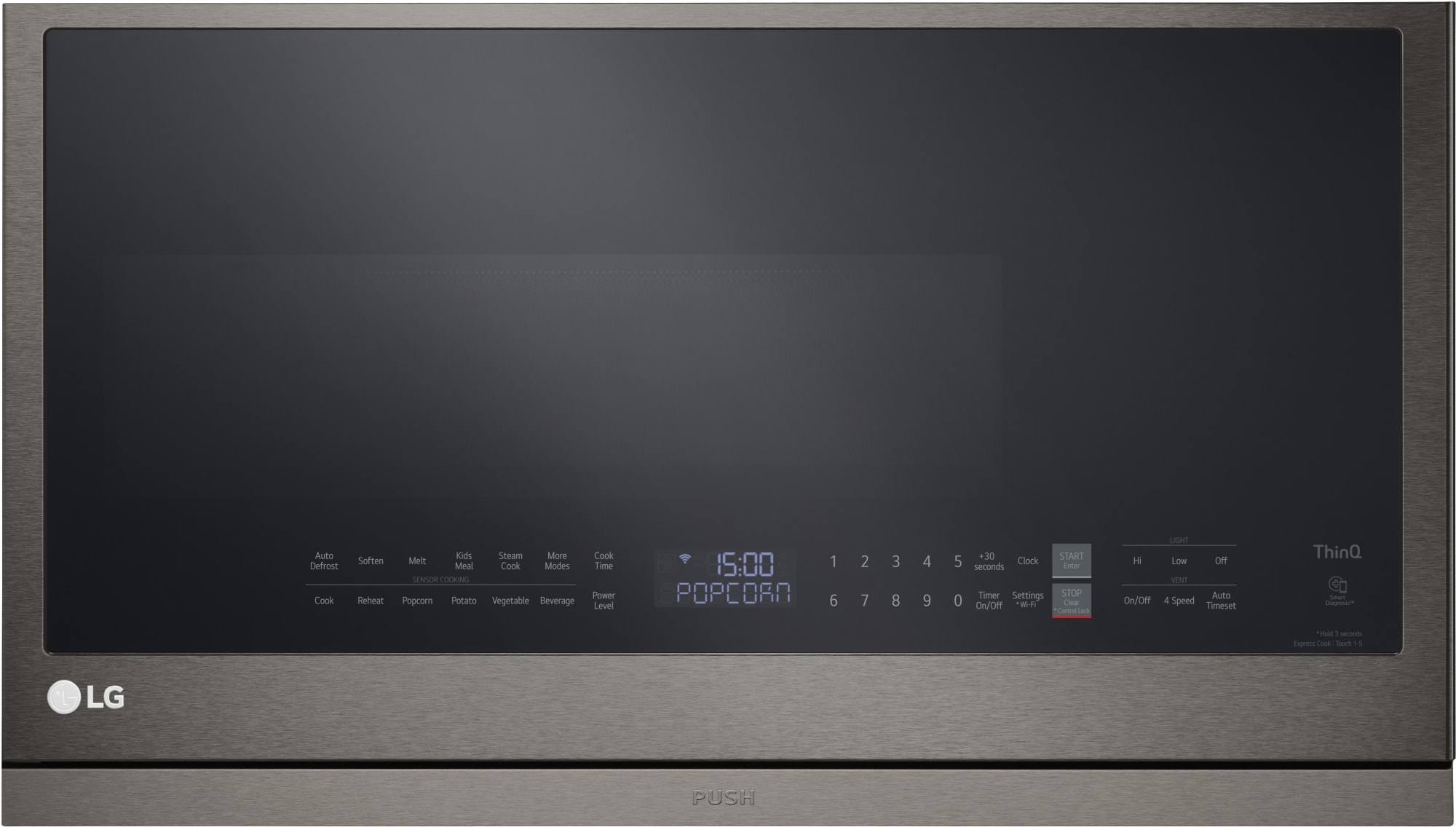 LG MVEL2137D 30 Inch Over-the-Range Smart Microwave Oven with 2.1 cu ...