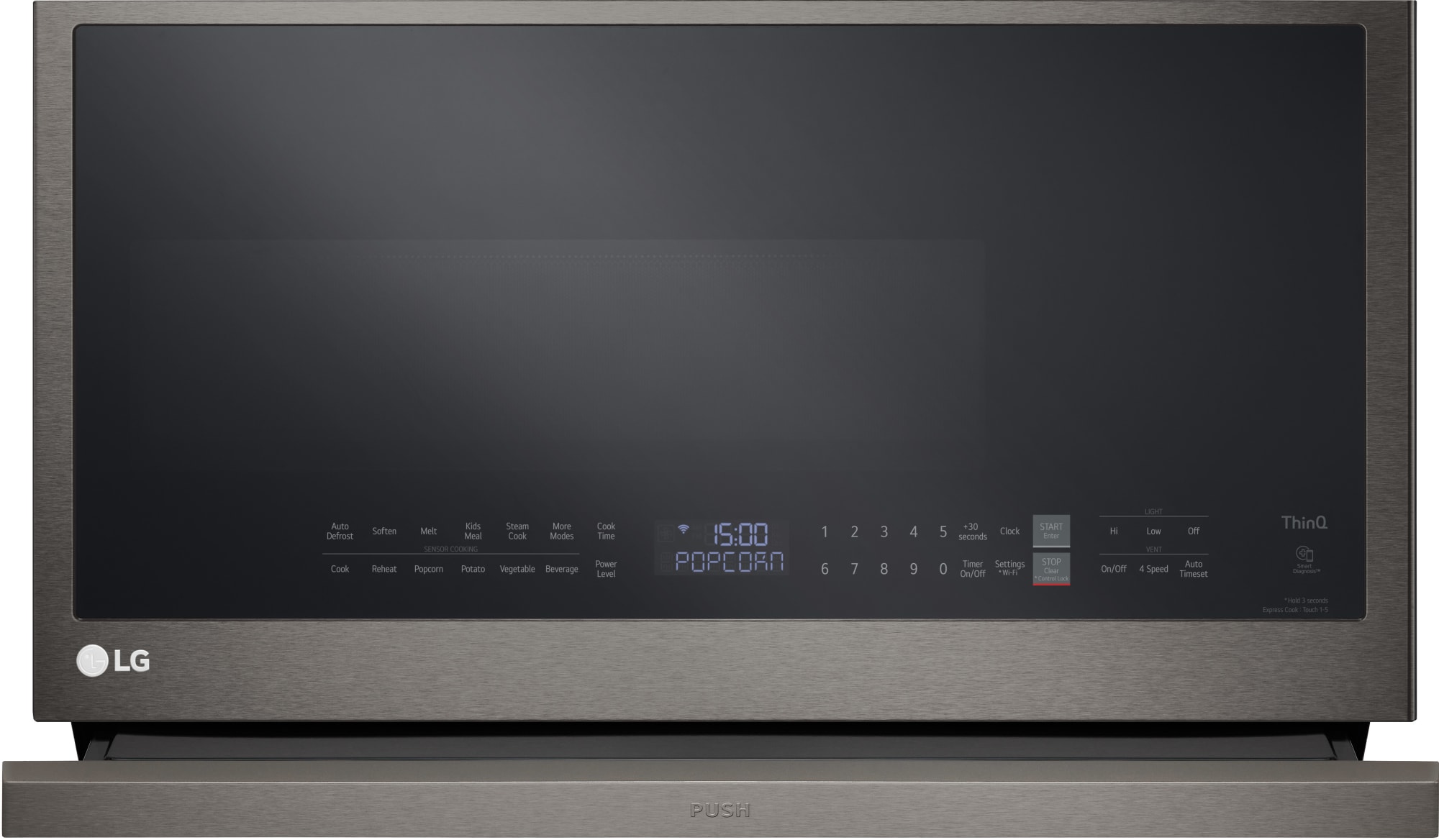 LG MVEL2137D 30 Inch Over-the-Range Smart Microwave Oven with 2.1 cu ...