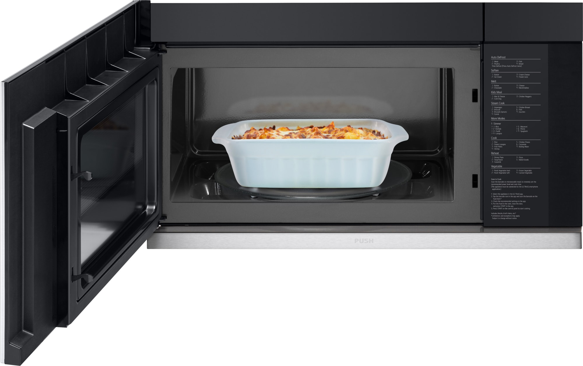 LG MVEL2137F 30 Inch Over-the-Range Smart Microwave Oven with 2.1 cu ...