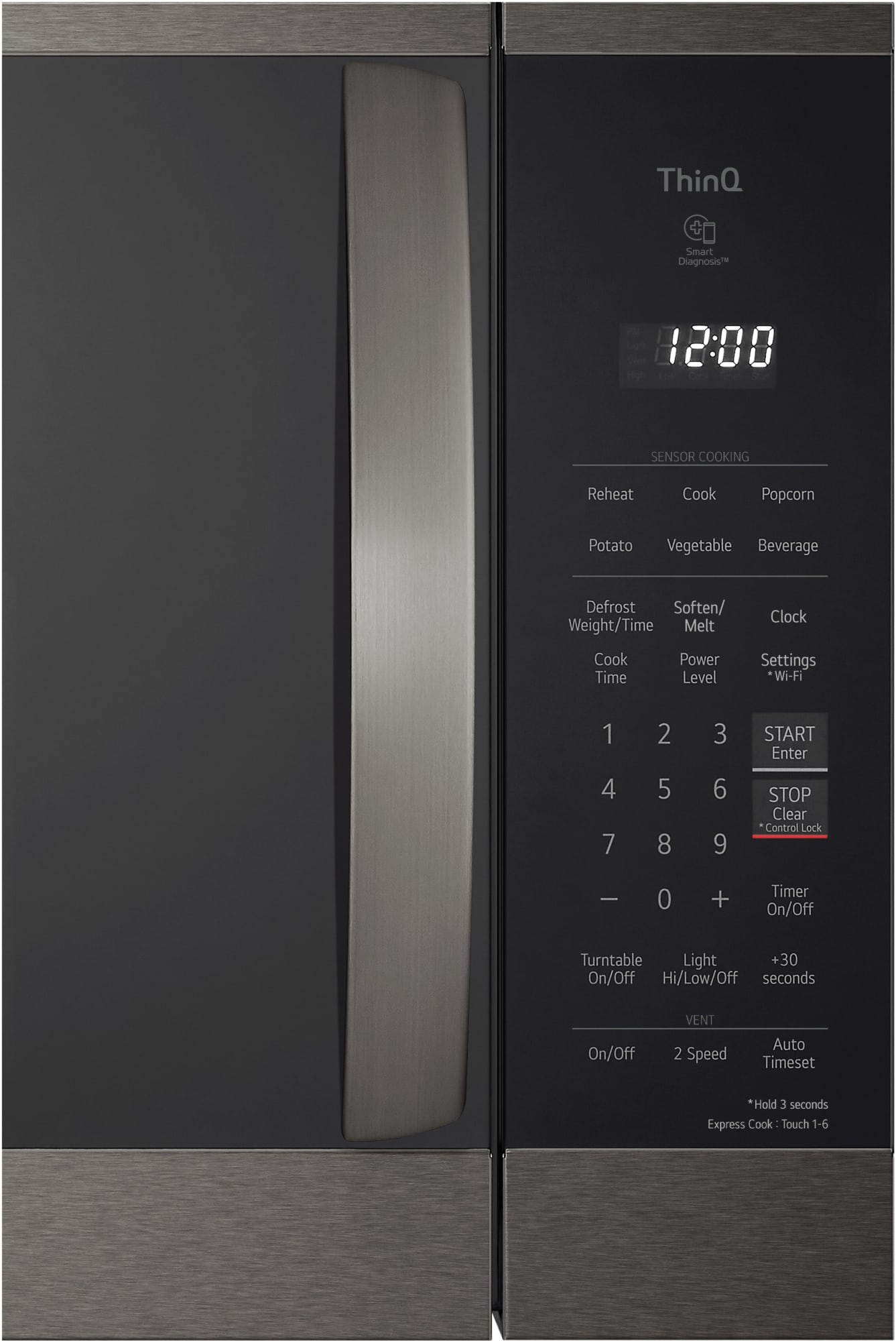 LG MVEM1825D 30 Inch Over-the-Range Smart Microwave Oven with 1.8 cu ...