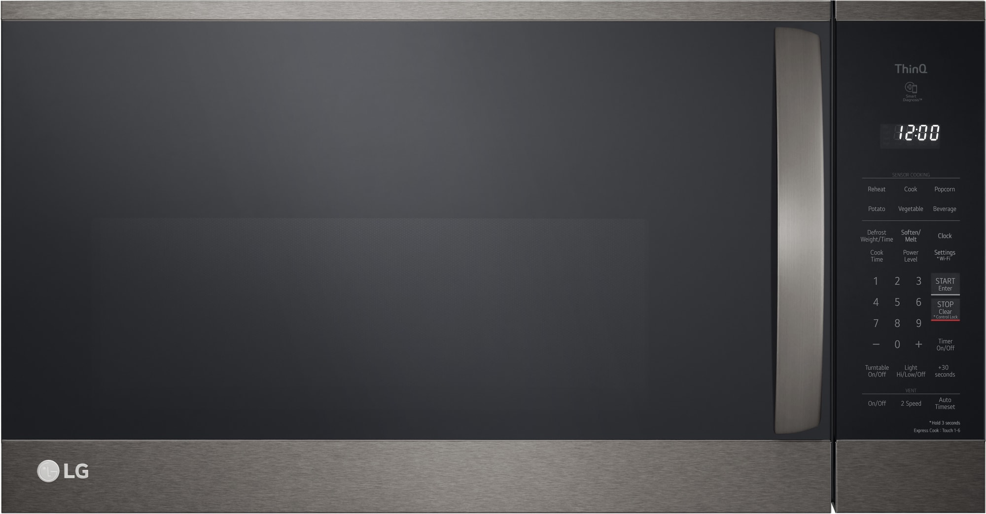 LG MVEM1825D 30 Inch Over-the-Range Smart Microwave Oven with 1.8 cu ...