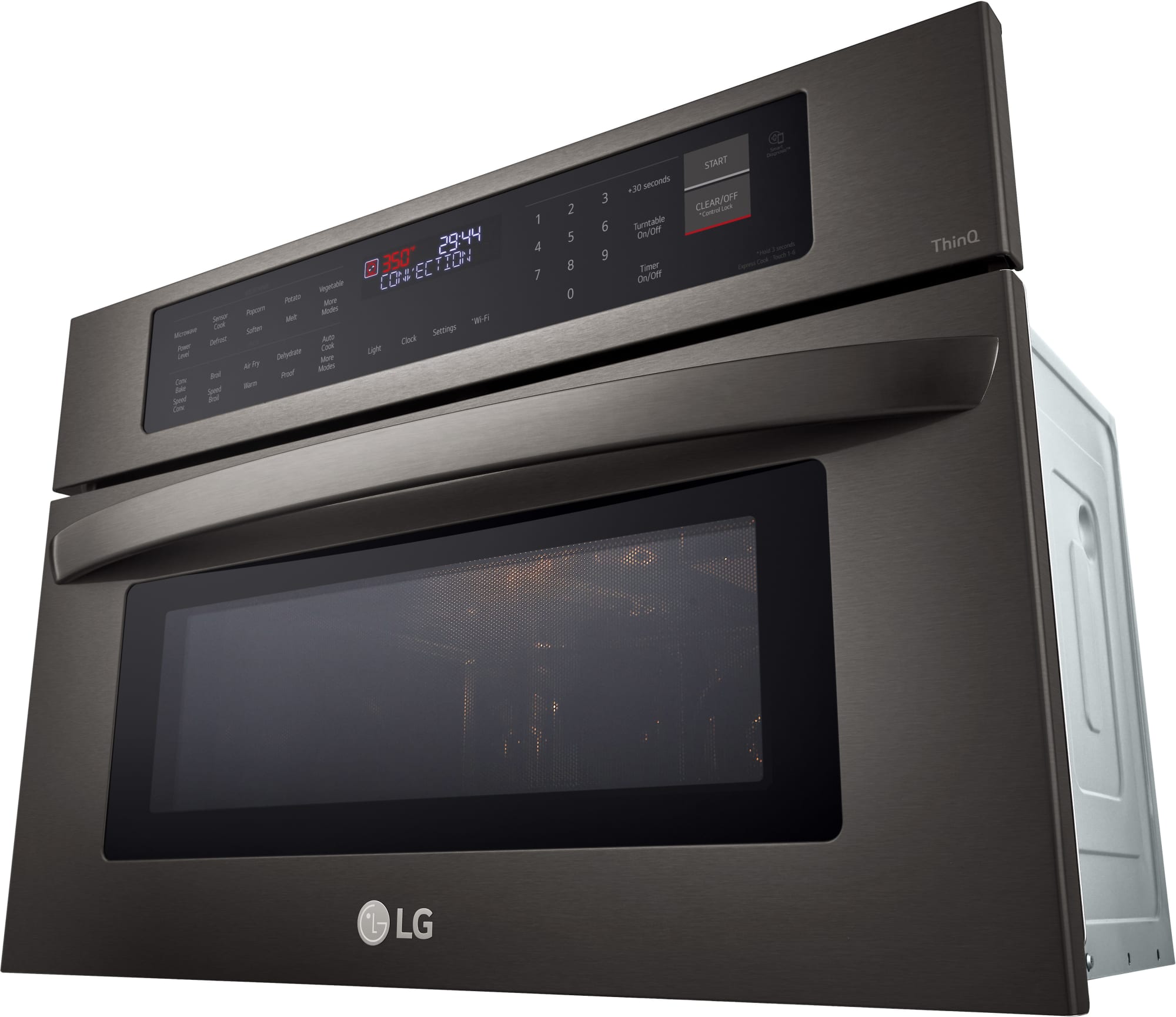 LG MZBZ1715D 30 Inch Single Speed Electric Smart Wall Oven & Microwave ...