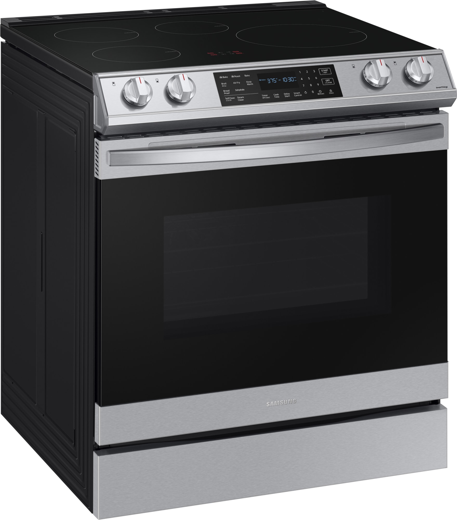 Samsung NE63B8611SS 30 Inch Slide-In Induction Smart Range with 4 ...